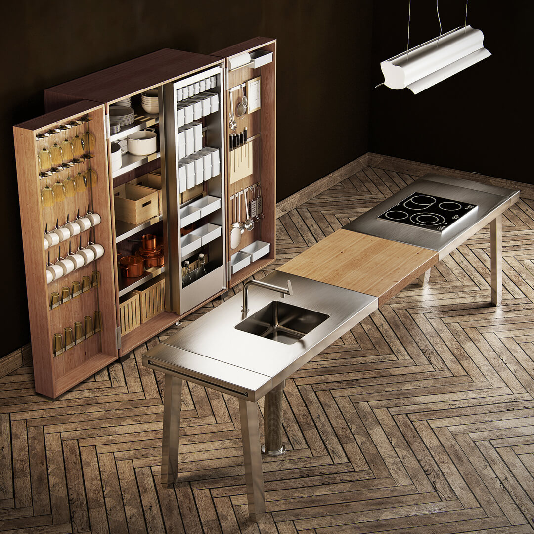 Bulthaup B2 Kitchen - 3D Model by sta_84