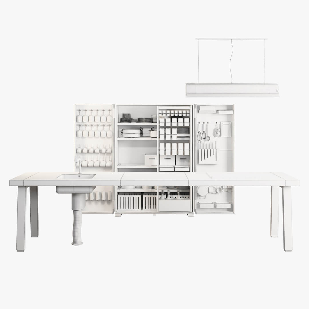 Bulthaup B2 Kitchen - 3D Model by sta_84