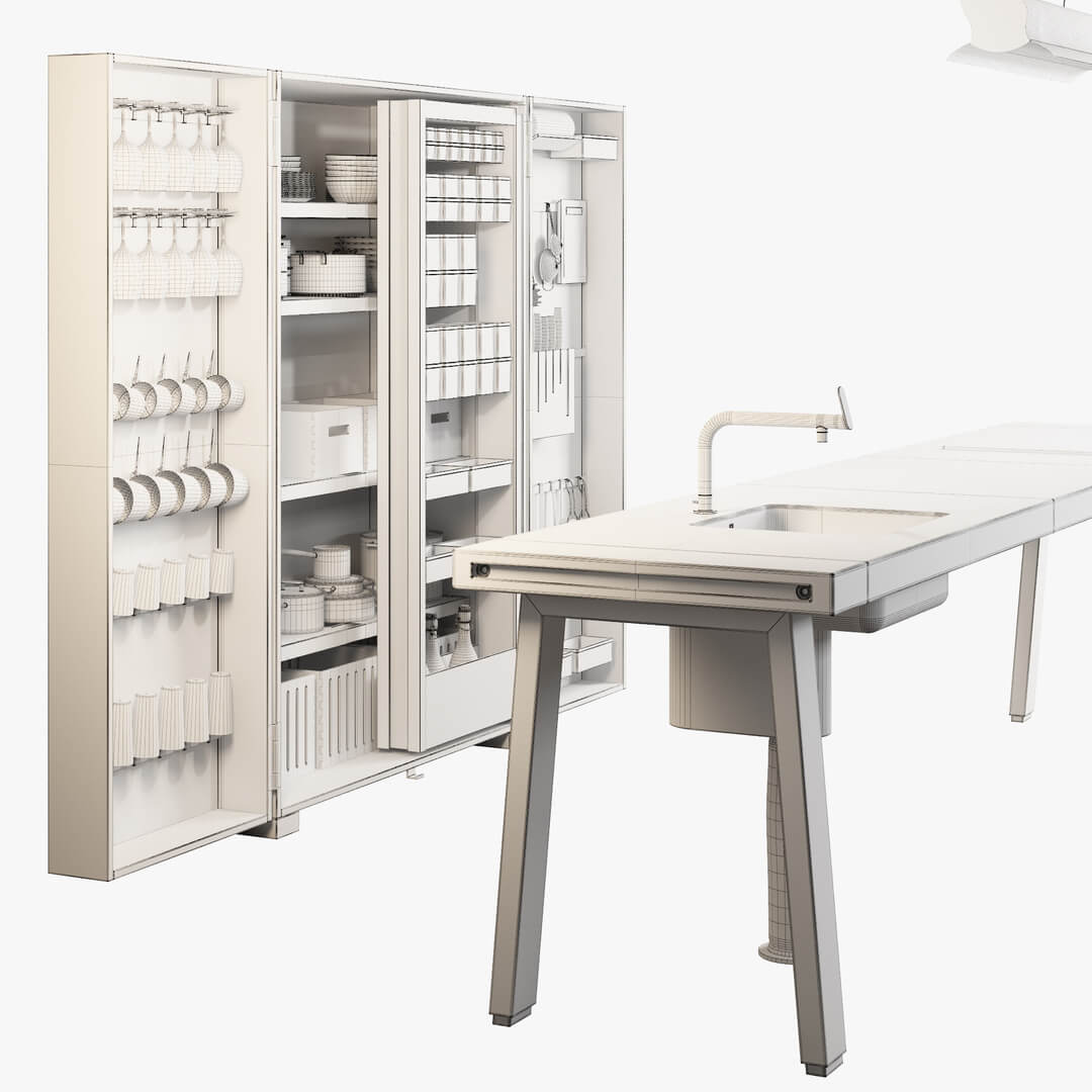 Bulthaup B2 Kitchen - 3D Model by sta_84