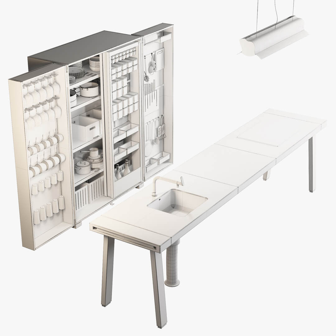 Bulthaup B2 Kitchen - 3D Model by sta_84