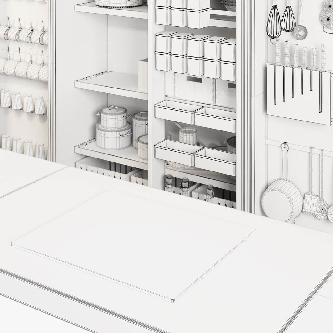 Bulthaup B2 Kitchen - 3D Model by sta_84