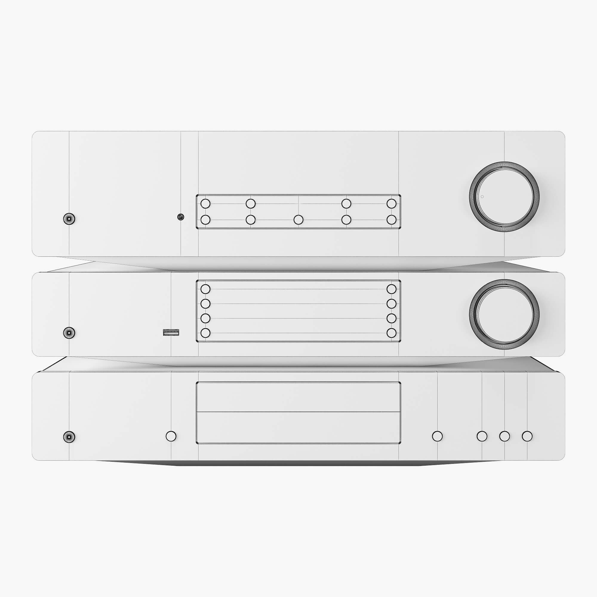 Cambridge Audio Cxa 81 Cxn V2 Cxc - 3D Model by sta_84