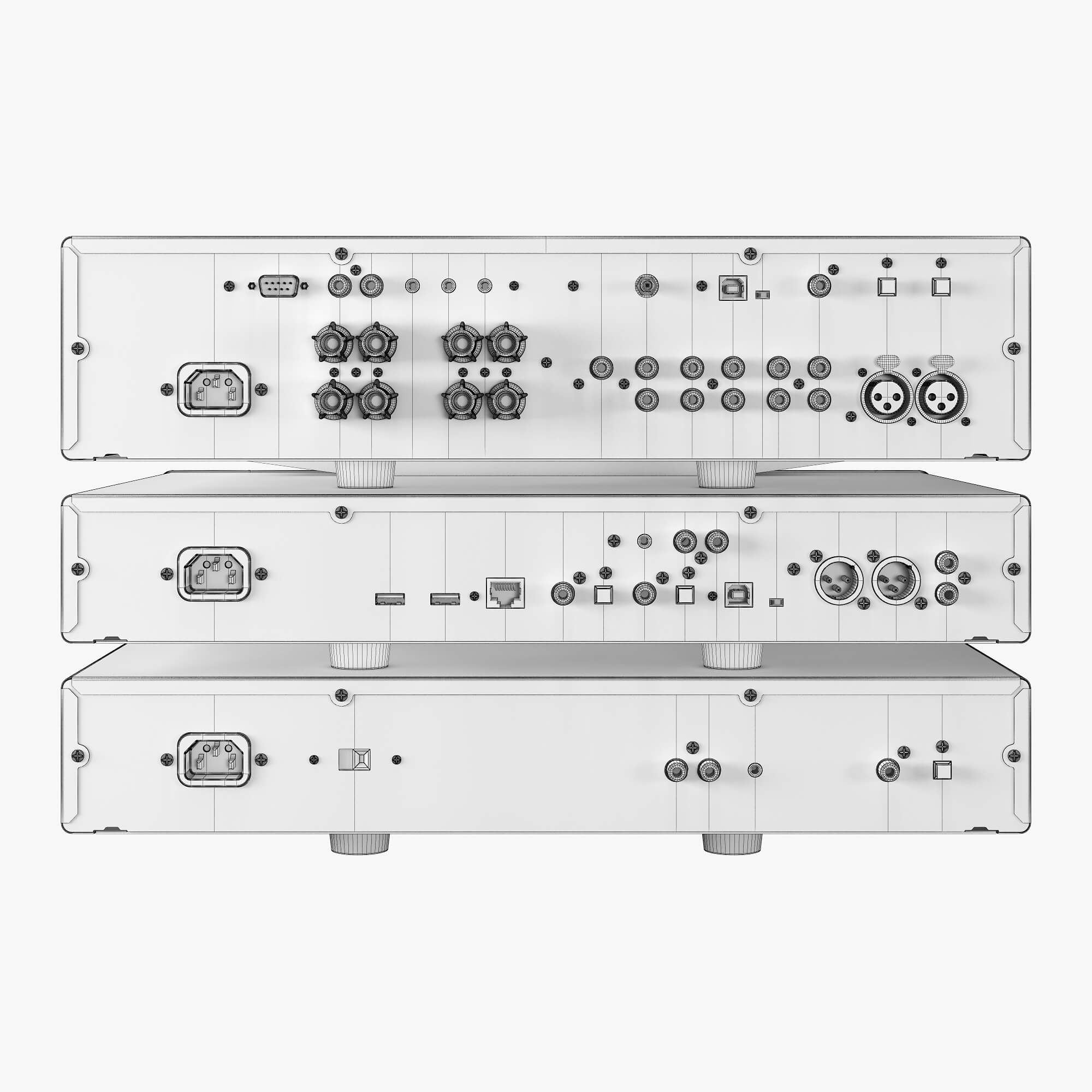 Cambridge Audio Cxa 81 Cxn V2 Cxc - 3D Model by sta_84
