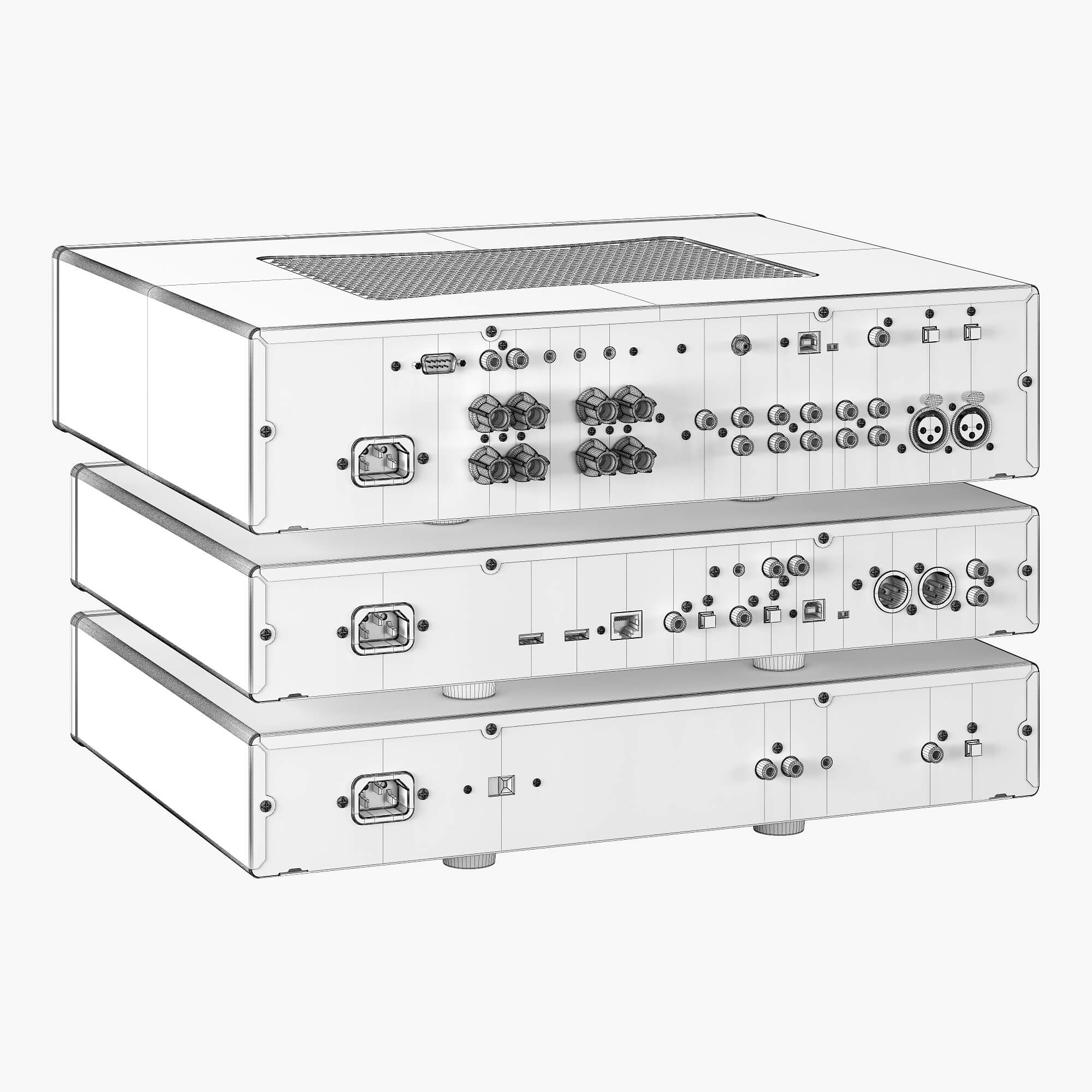 Cambridge Audio Cxa 81 Cxn V2 Cxc - 3D Model by sta_84