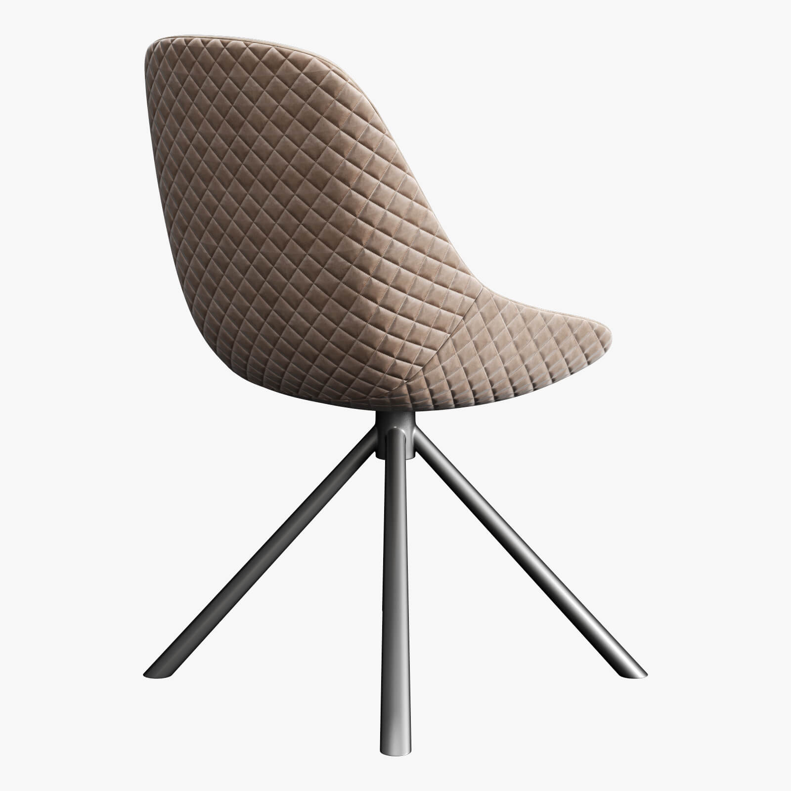 Carveli Veluto Taupe Velvet Chair - 3D Model by sta_84