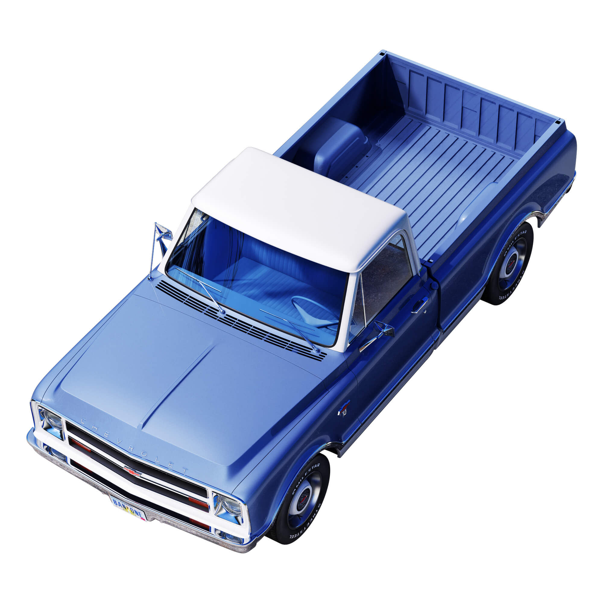 Chevrolet C10 1967 - 3D Model by sta_84