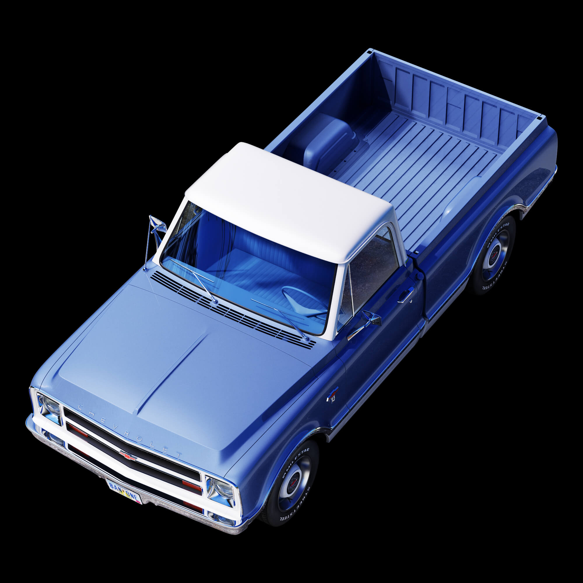 Chevrolet C10 1967 - 3D Model by sta_84