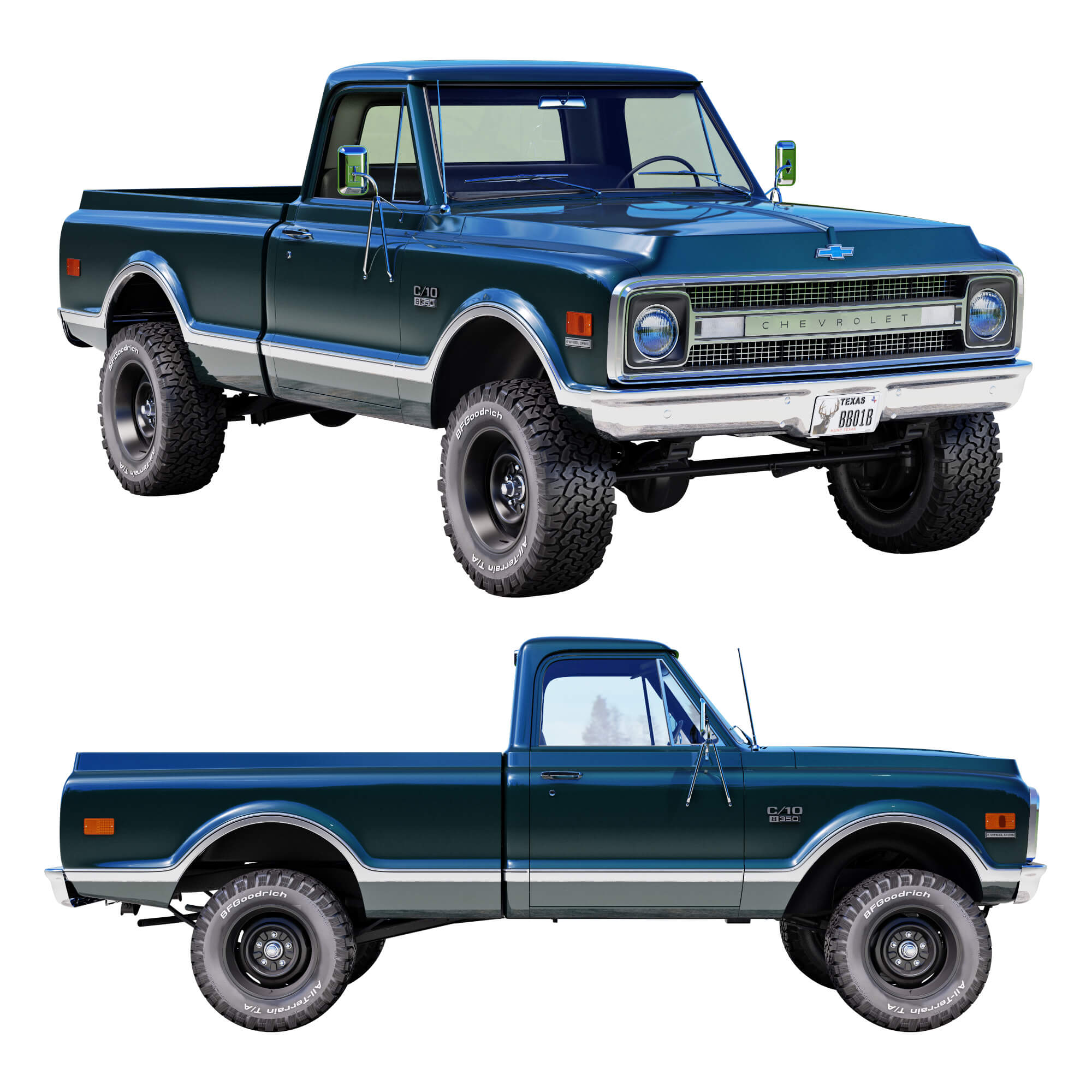 Chevrolet C10 1970 - 3D Model by sta_84