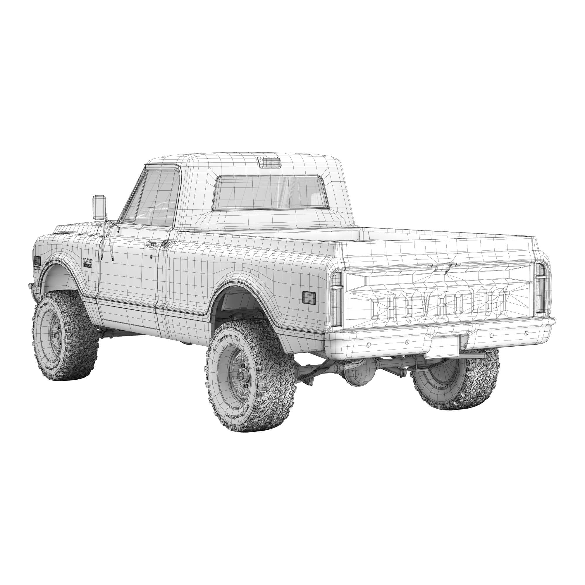 Chevrolet C10 1970 - 3D Model by sta_84