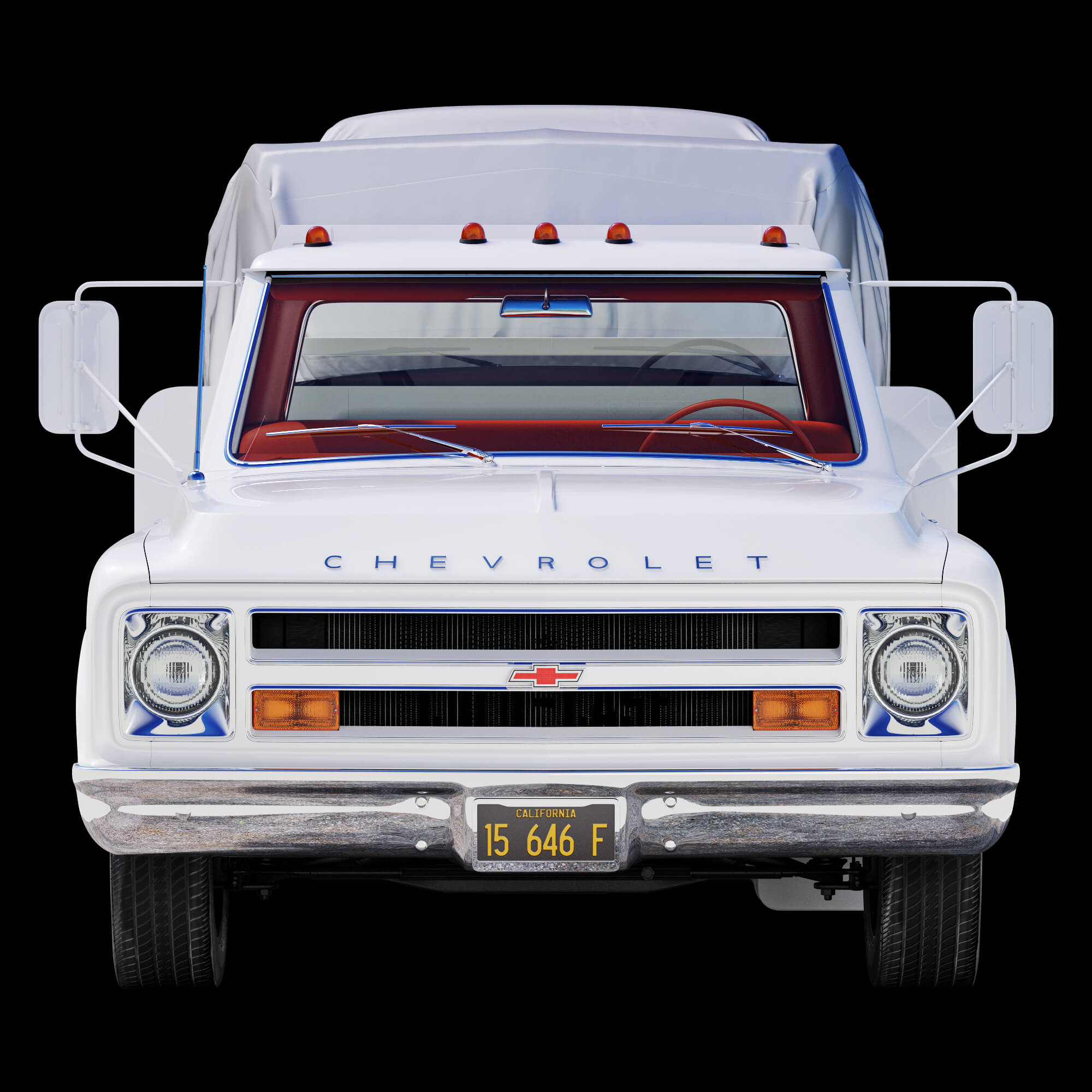 Chevrolet C30 1967 Ramp Truck - 3D Model by sta_84