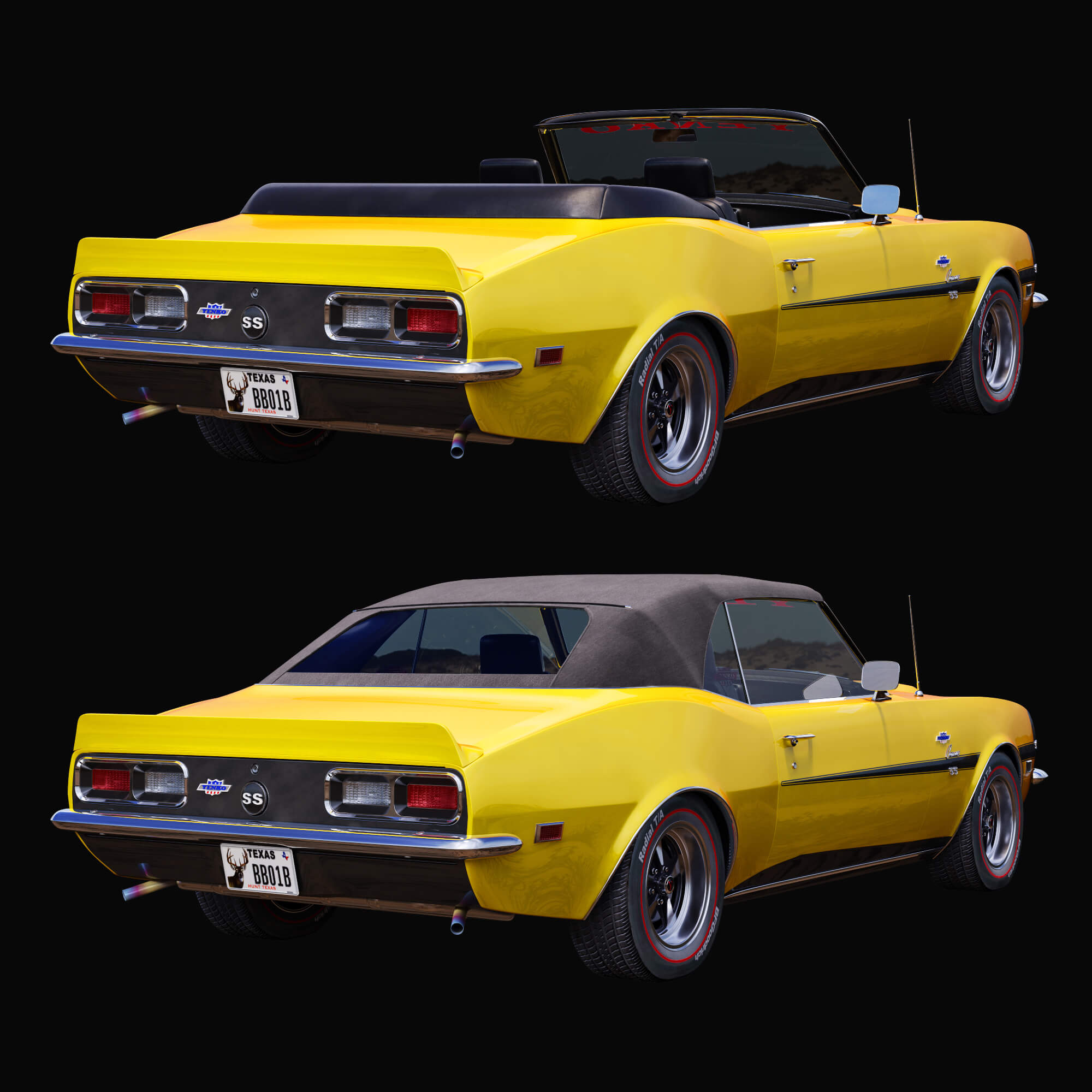 Chevrolet Camaro Yenko 1968 - 3D Model by sta_84