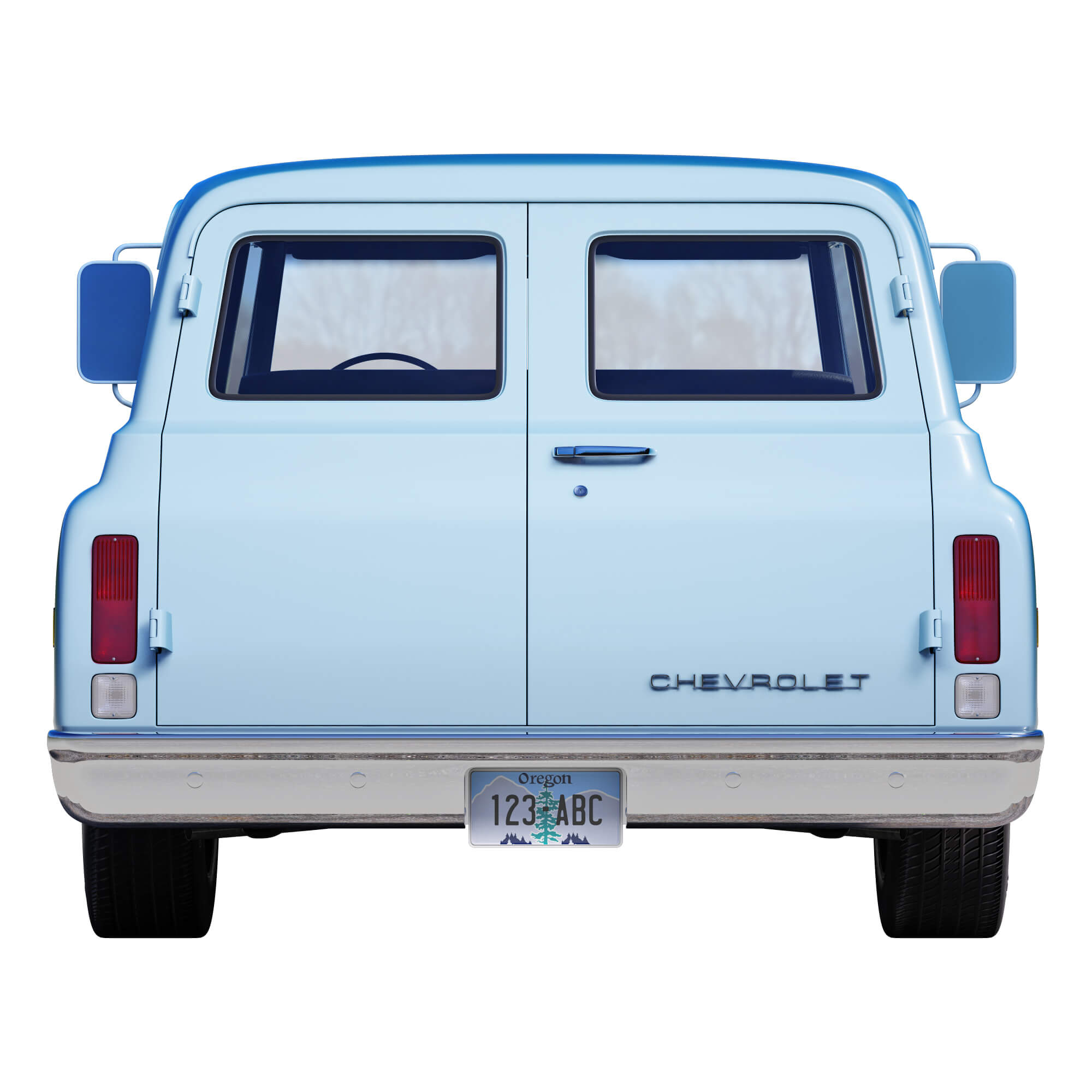 Chevrolet Suburban 1969 Panel Truck - 3D Model by sta_84