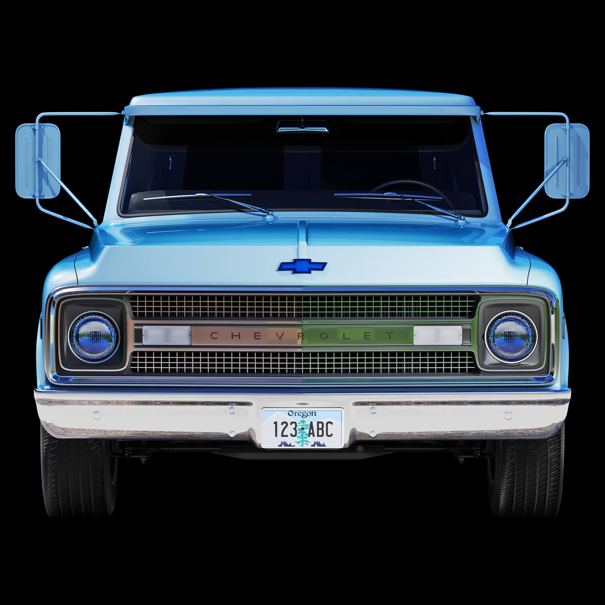 Chevrolet Suburban 1969 Panel Truck - 3D Model by sta_84