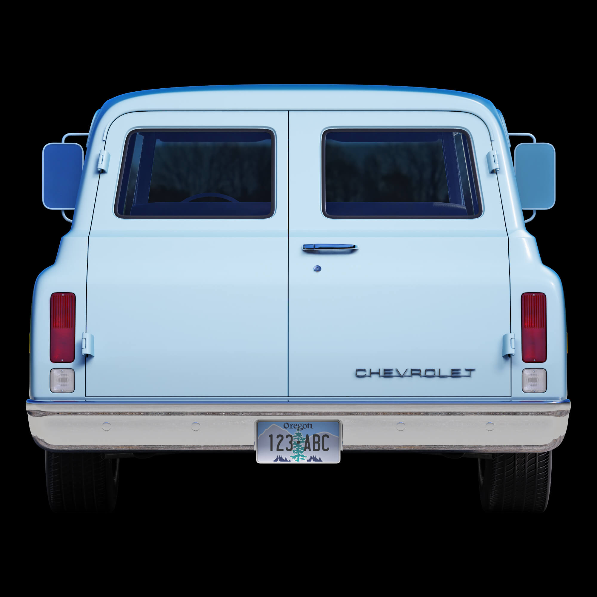 Chevrolet Suburban 1969 Panel Truck - 3D Model by sta_84