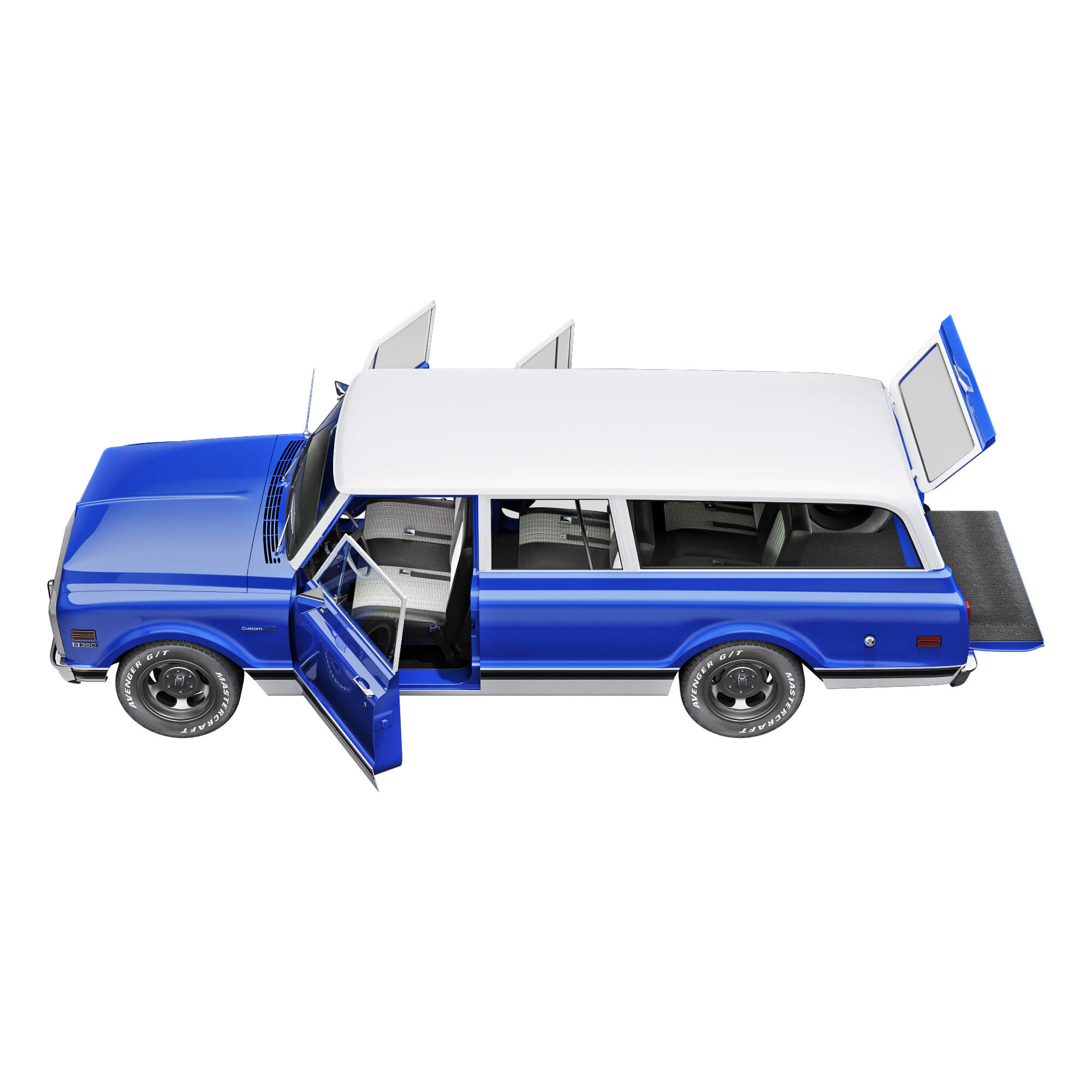 Chevrolet Suburban 1972 - 3D Model by sta_84