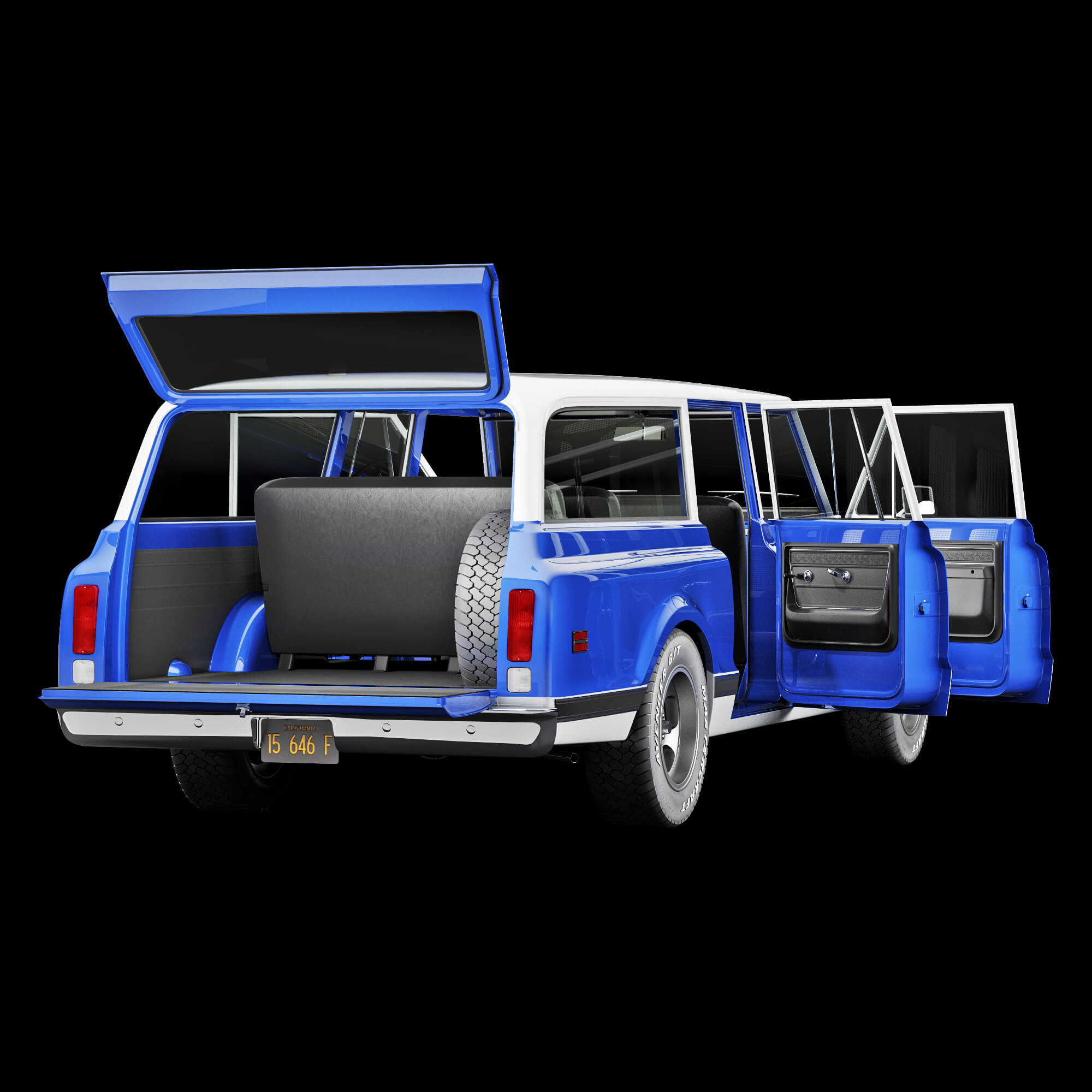 Chevrolet Suburban 1972 - 3D Model by sta_84