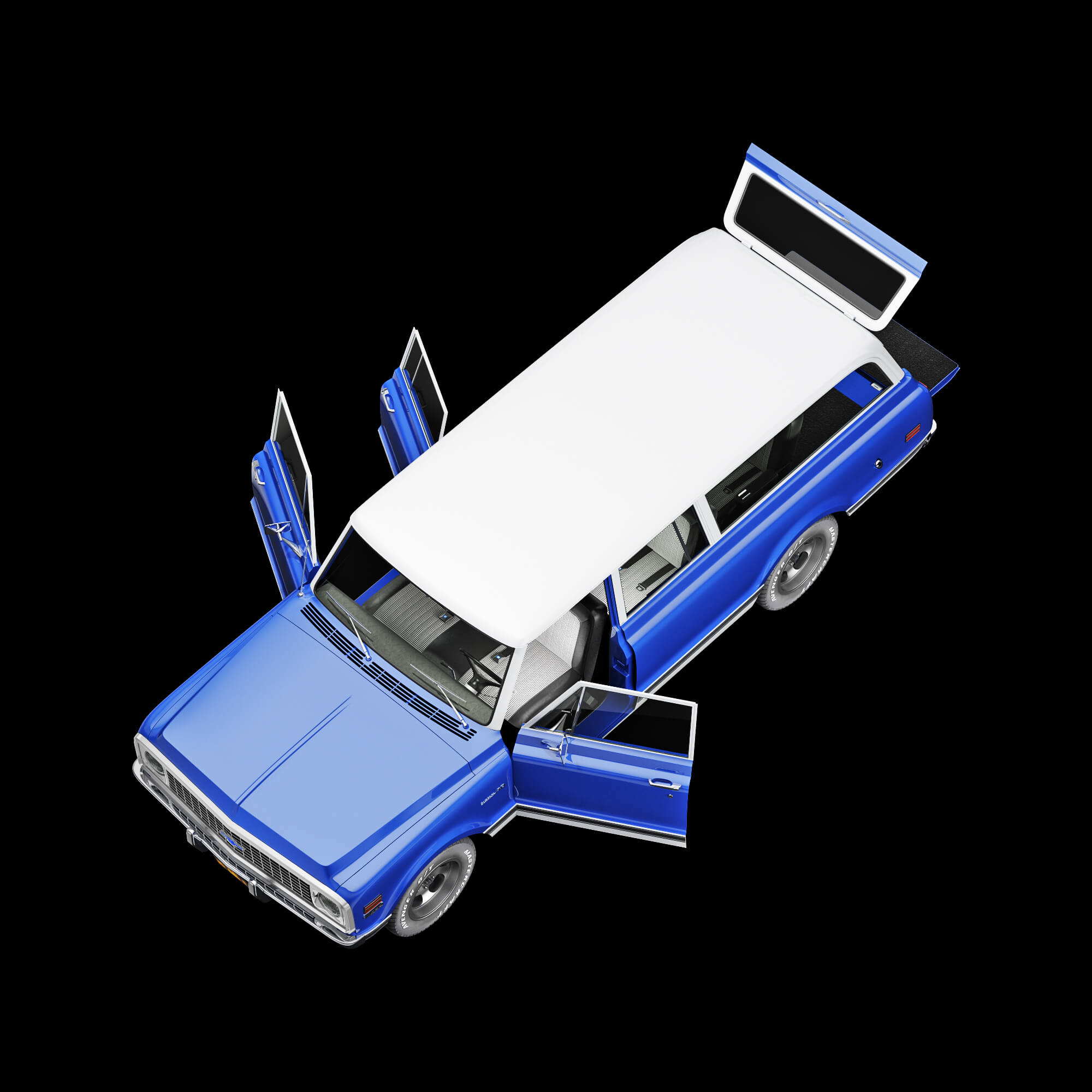 Chevrolet Suburban 1972 - 3D Model by sta_84