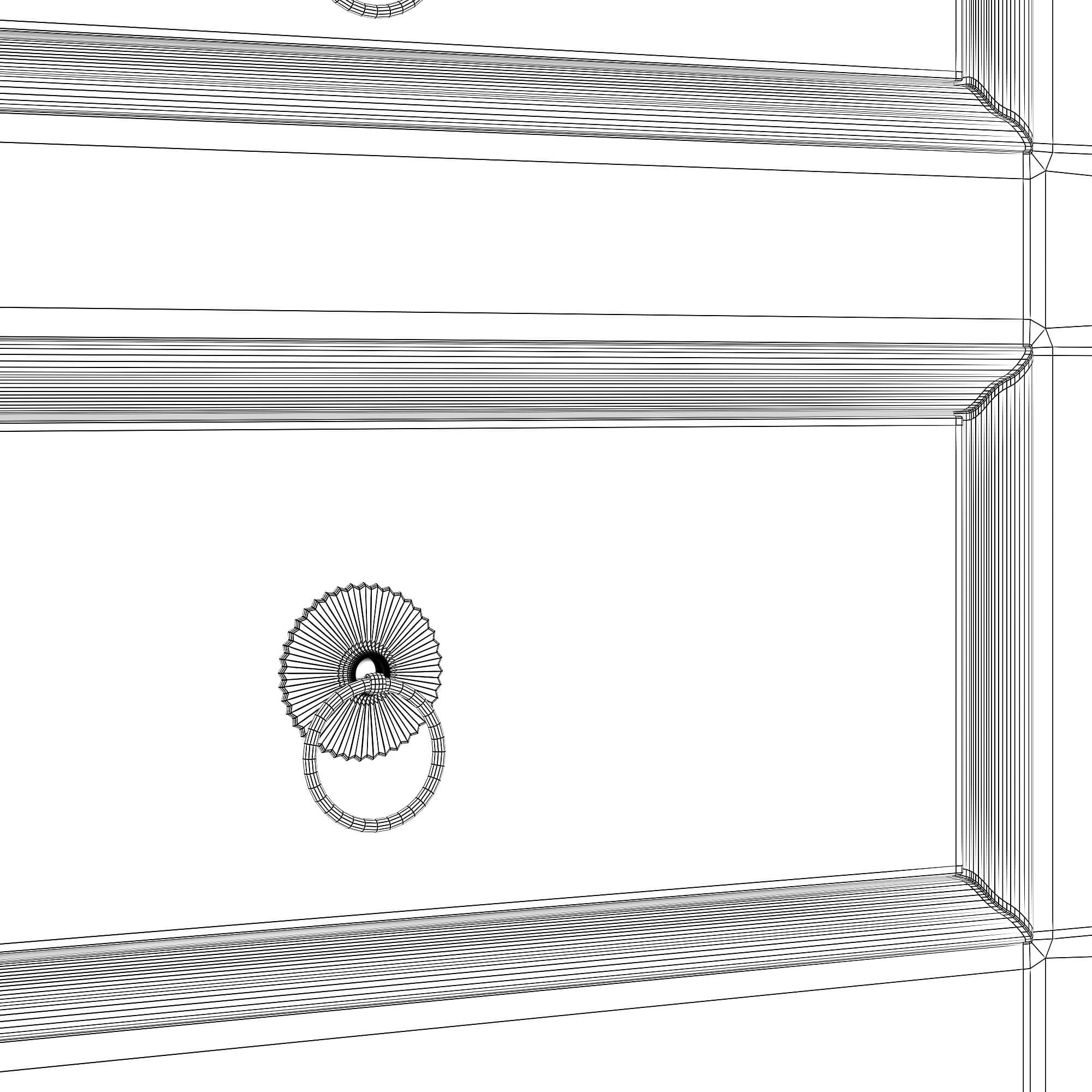 Chinese Chest of Drawers 001 - 3D Model by sta_84