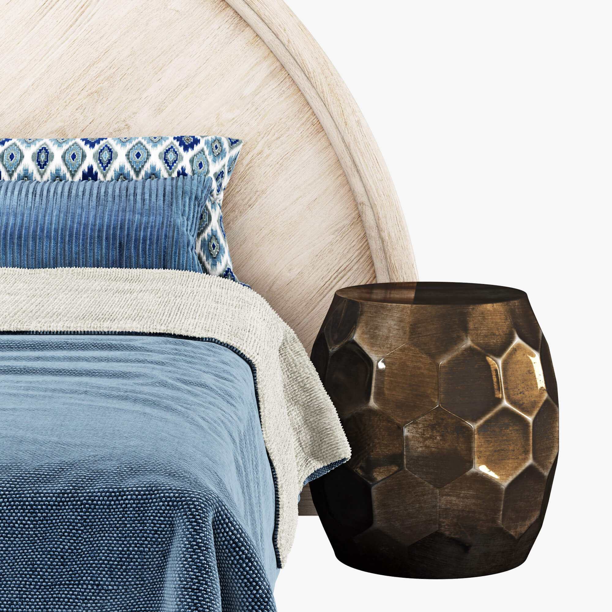 Classic Bed 002 - 3D Model by sta_84