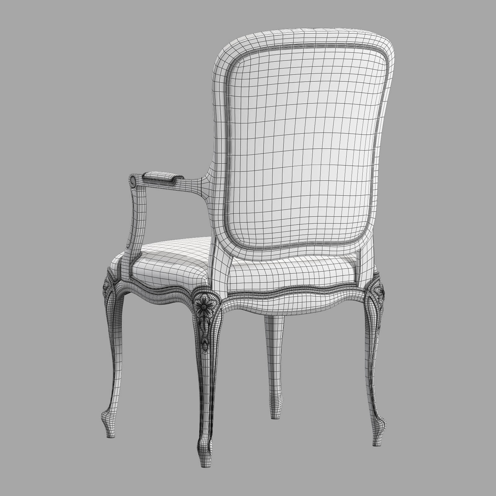 Classic Chair 1 - 3D Model by sta_84