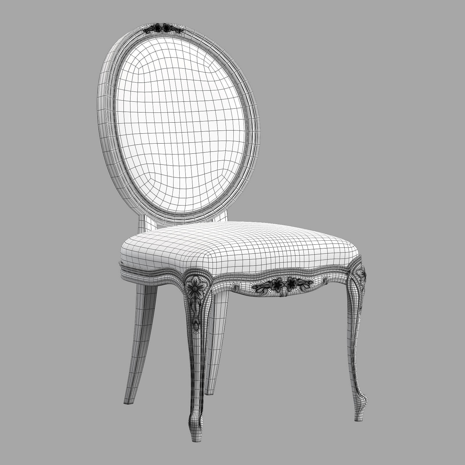 Classic Chair 4 - 3D Model by sta_84