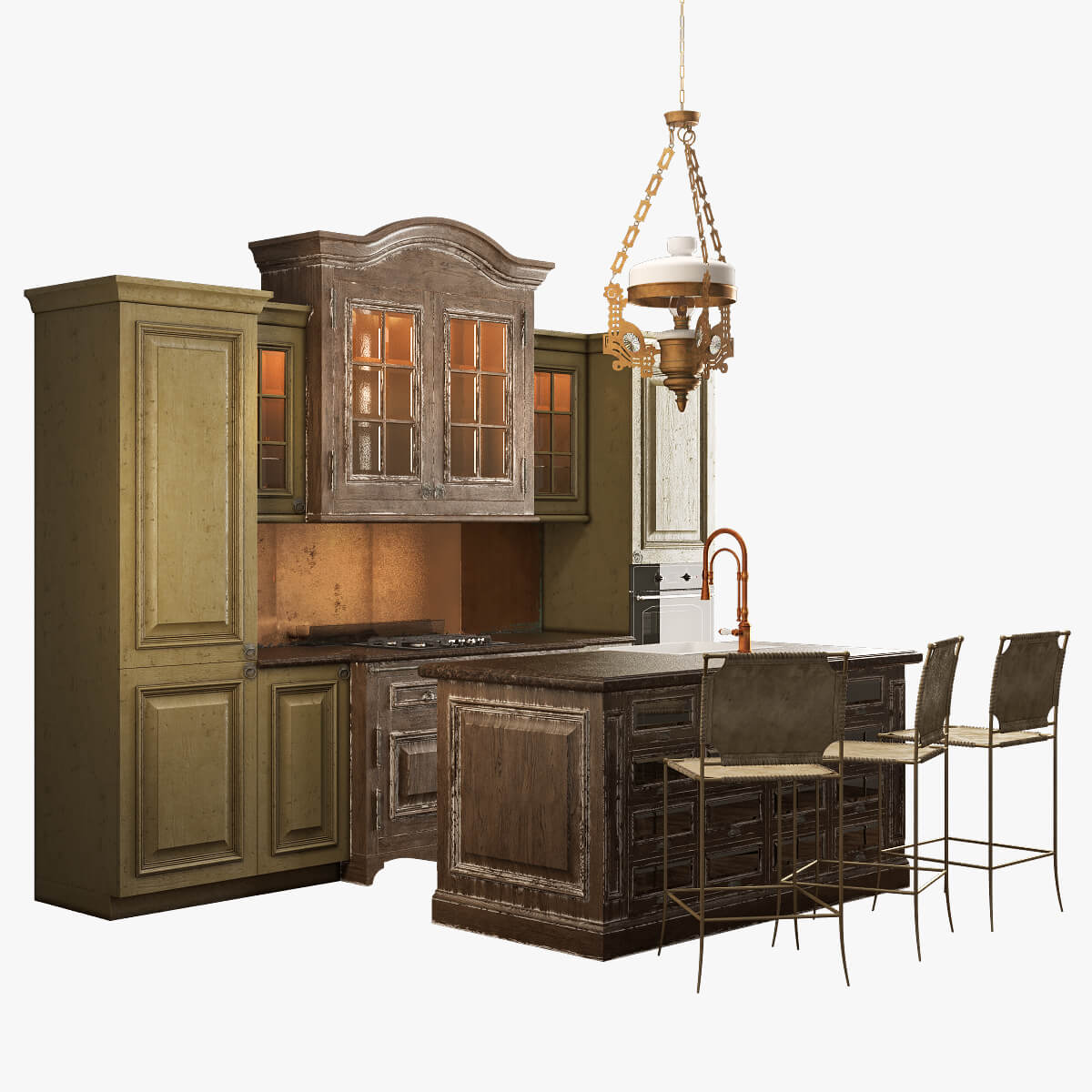 Classic Kitchen 002 - 3D Model by sta_84