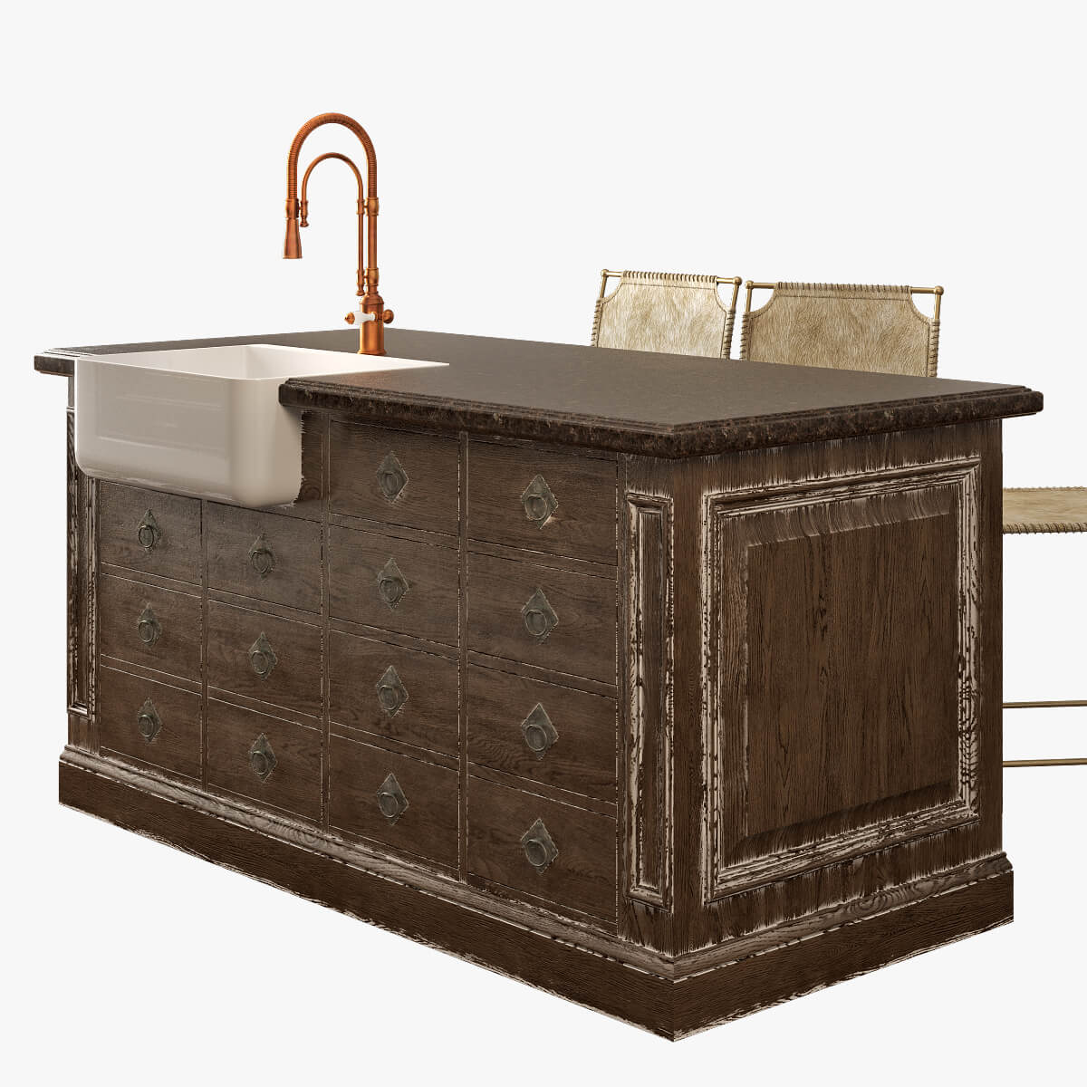 Classic Kitchen 002 - 3D Model by sta_84