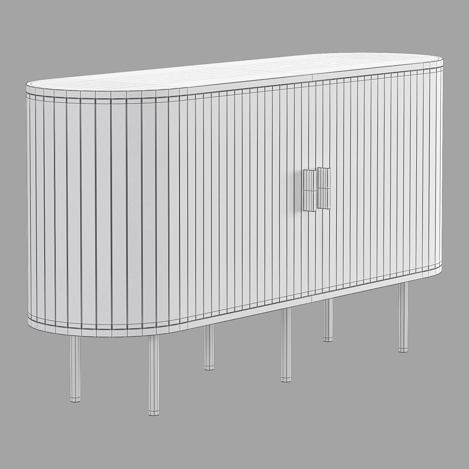 Cult Furniture Mika Sideboard - 3D Model by sta_84