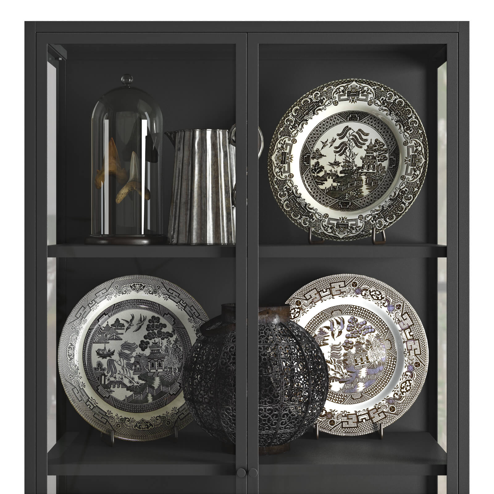 Cult Furniture Newcastle Large Display Cabinet - 3D Model by sta_84