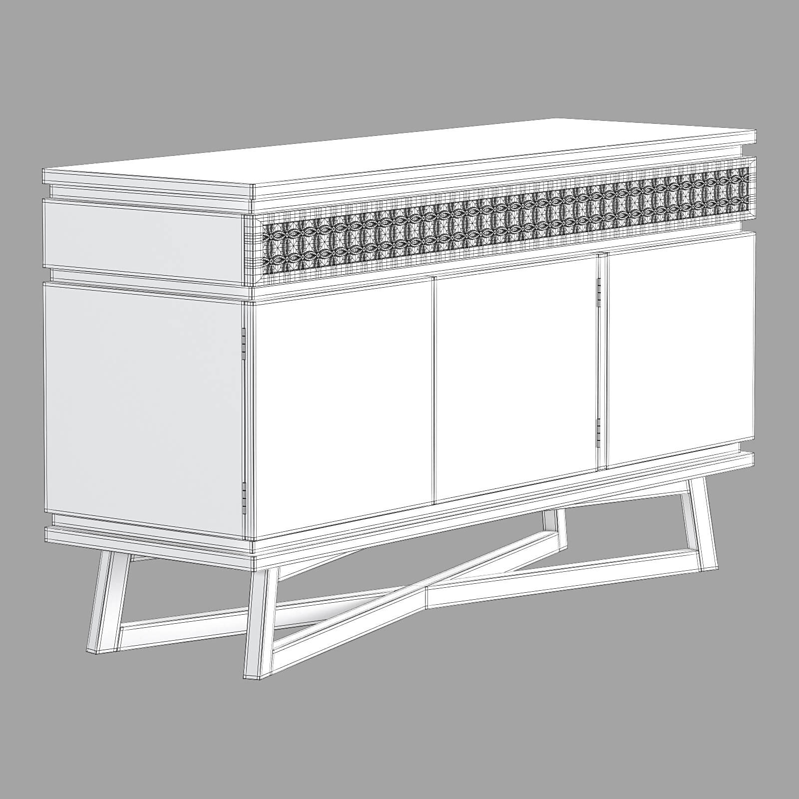 Cult Furniture Zephyr Sideboard - 3D Model by sta_84