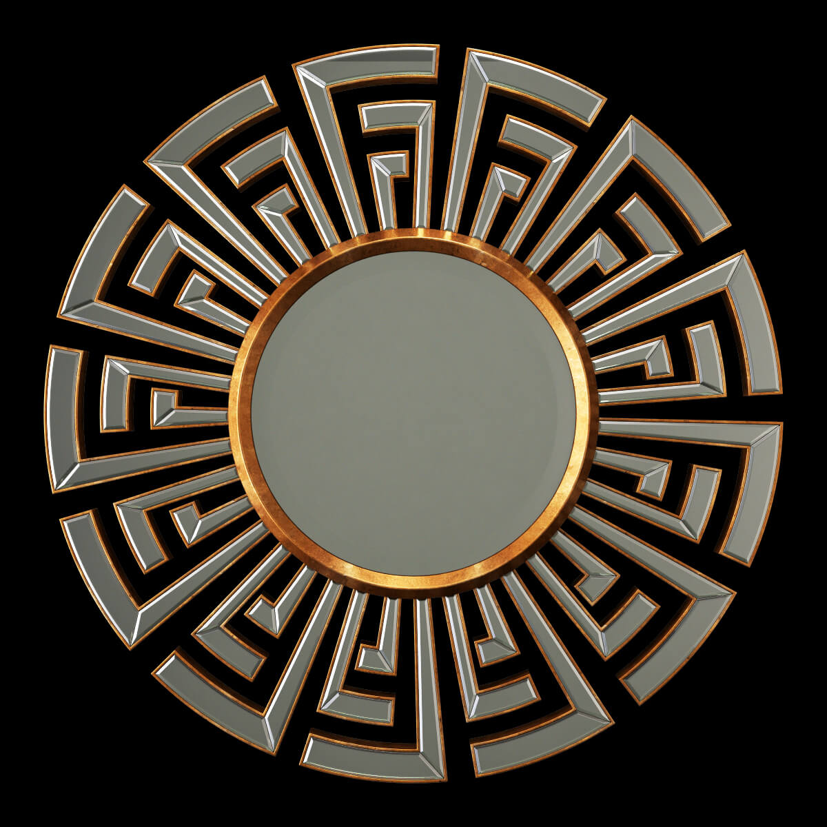 Cyan Design Cleopatra Clear and Gold Mirror - 3D Model by sta_84