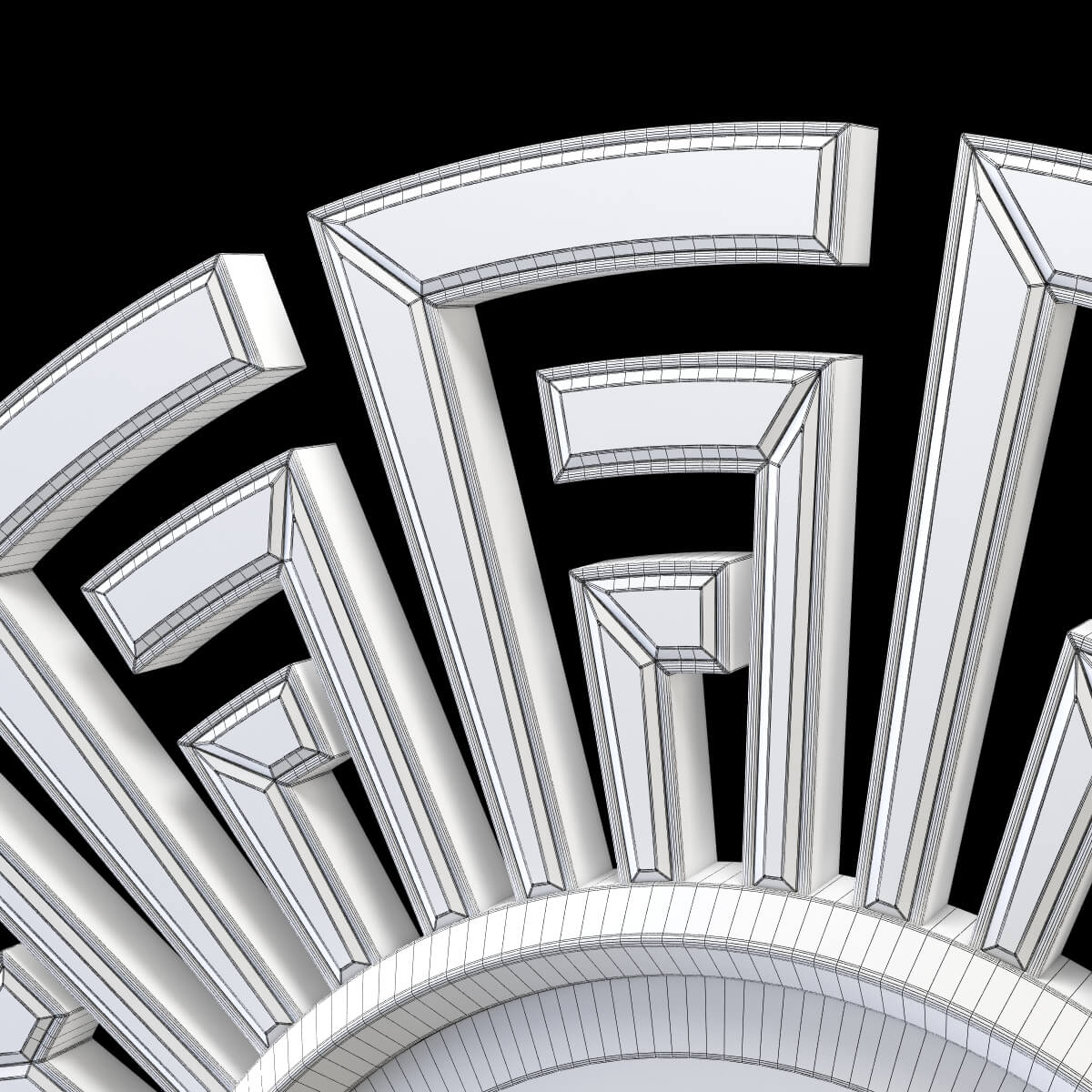 Cyan Design Cleopatra Clear and Gold Mirror - 3D Model by sta_84