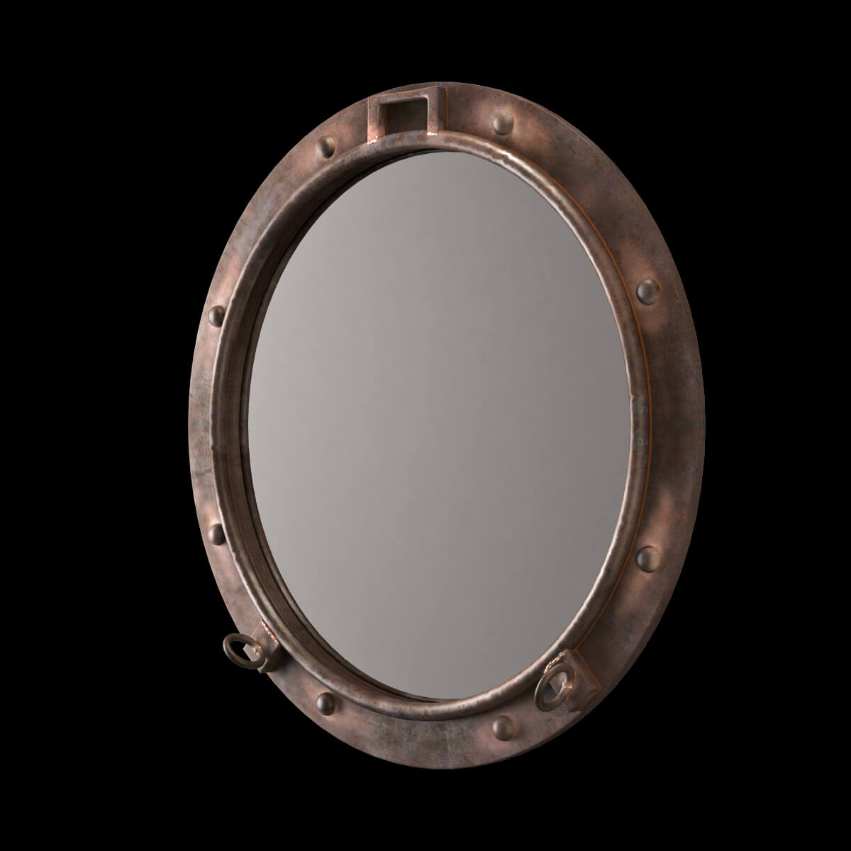 Cyan Design Porto Rustic Bronze Mirror - 3D Model by sta_84