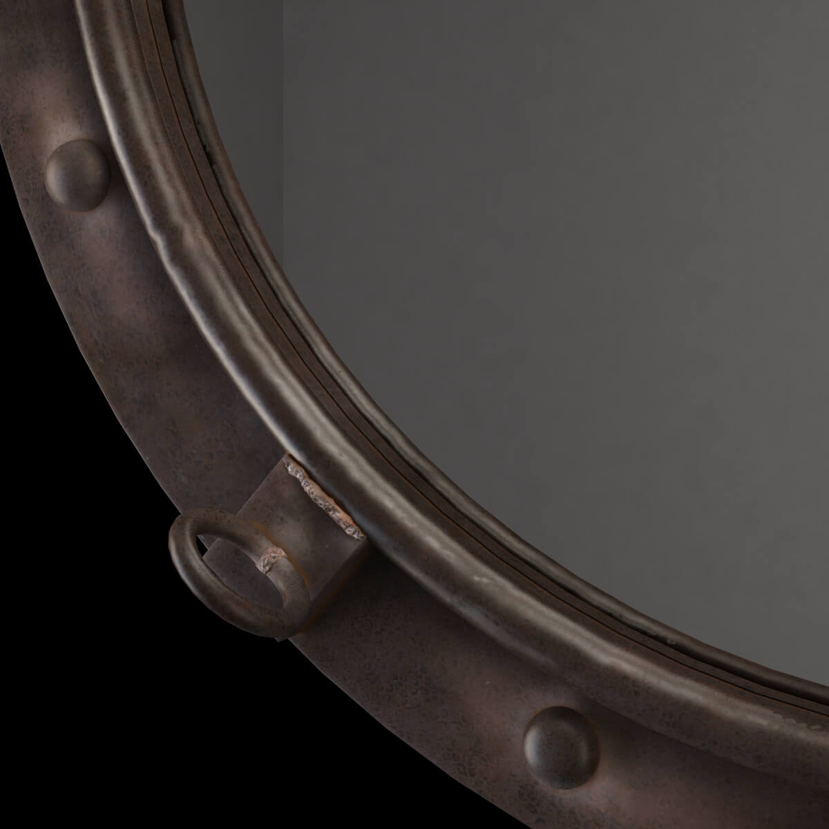 Cyan Design Porto Rustic Bronze Mirror - 3D Model by sta_84
