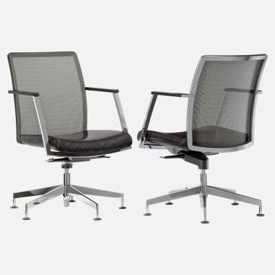 Dauphin High Way Mesh Conference Office Chair - 3D Model by sta_84