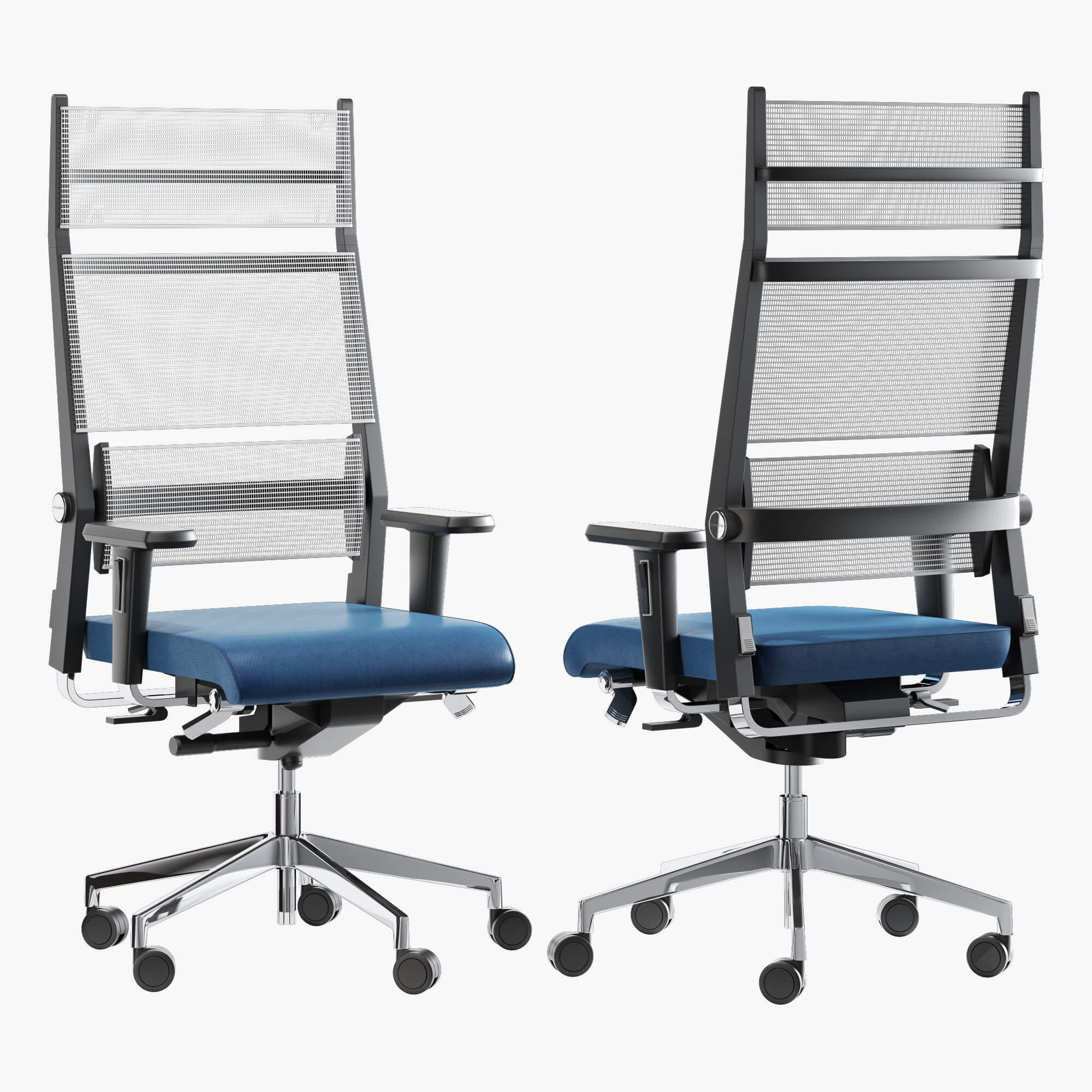 Dauphin Lordo High Office Chair - 3D Model by sta_84