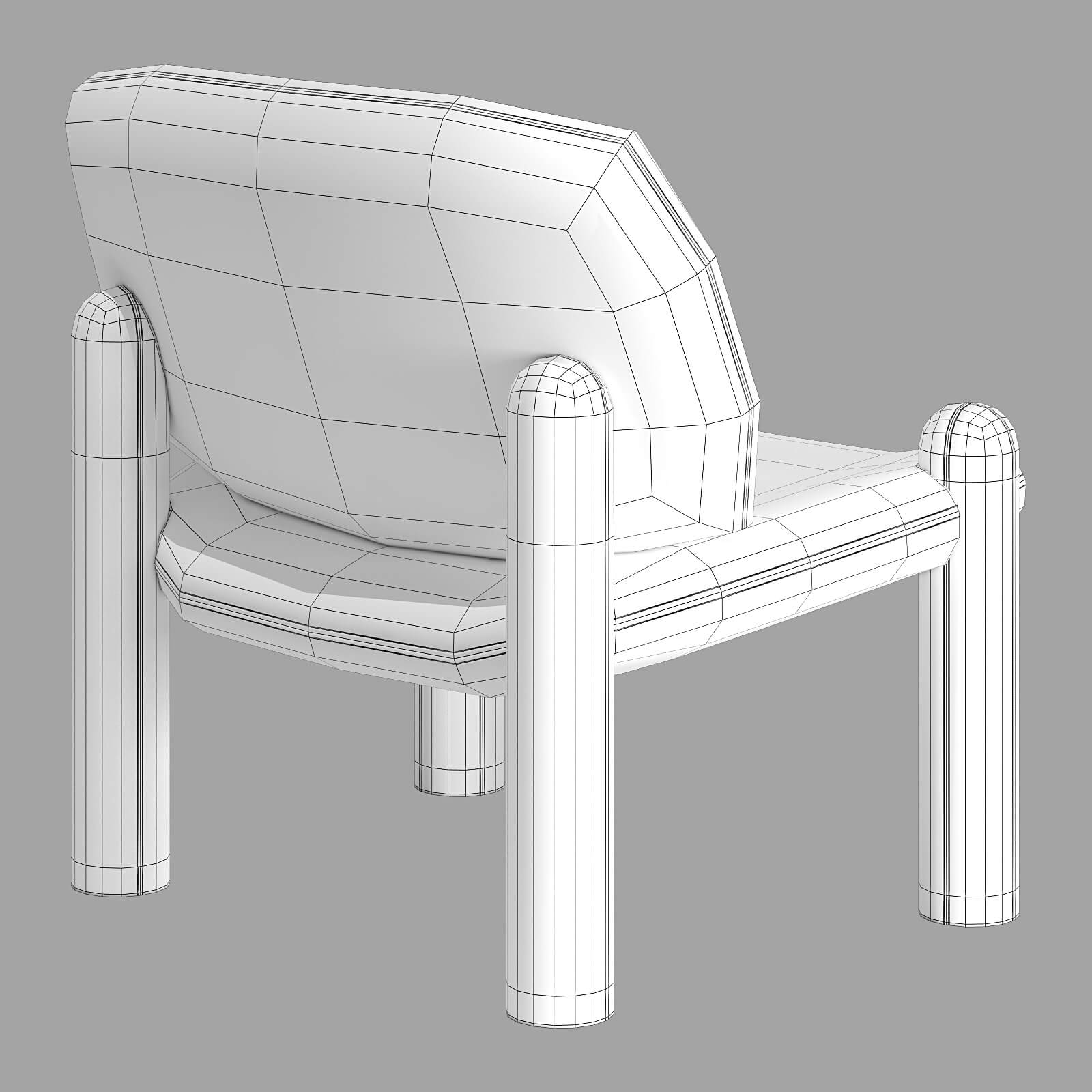 Driade Tottori Armchair - 3D Model by sta_84