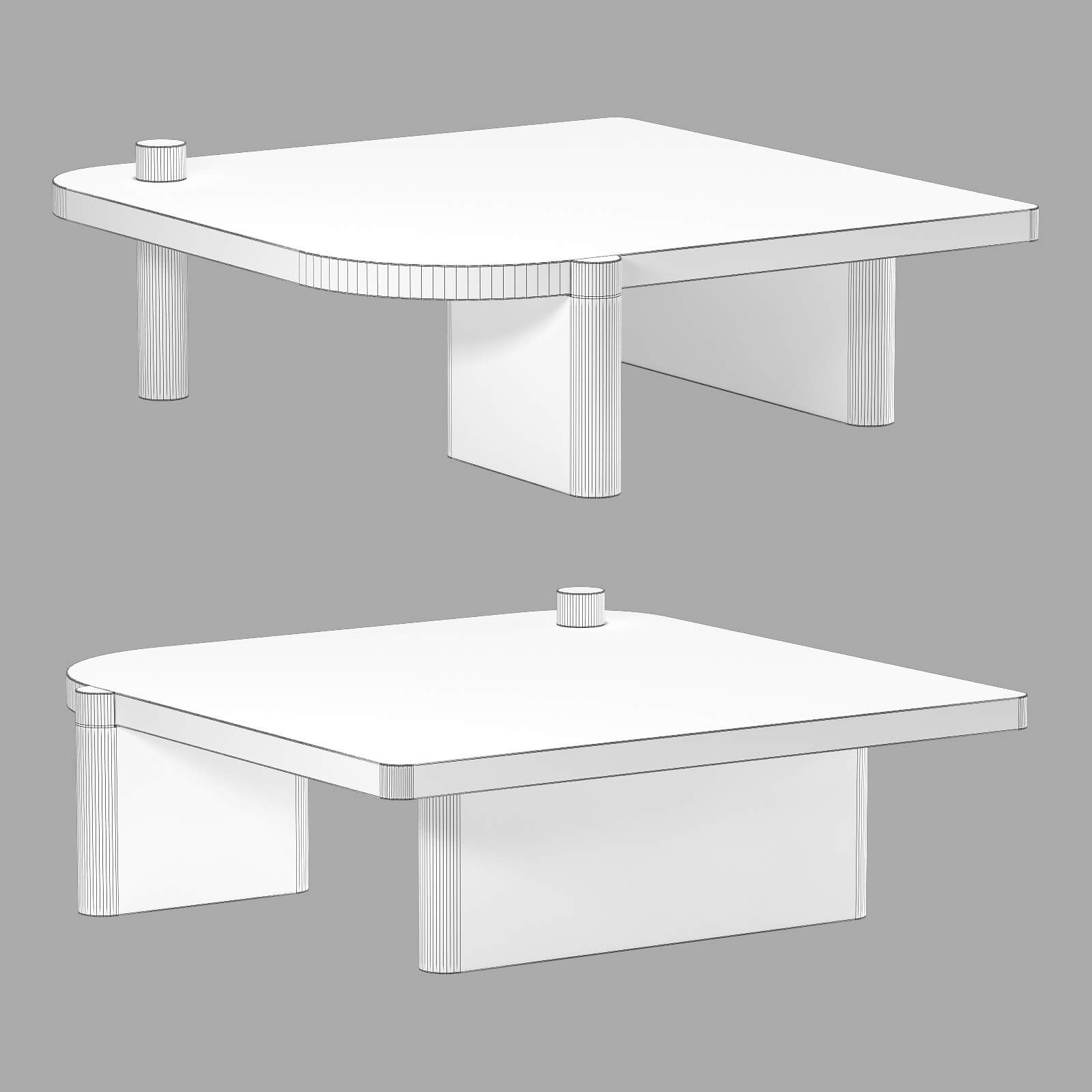 Egg Collective Finn Table - 3D Model by sta_84