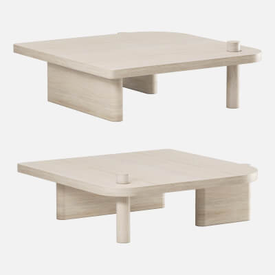 Egg Collective Finn Table - 3D Model by sta_84