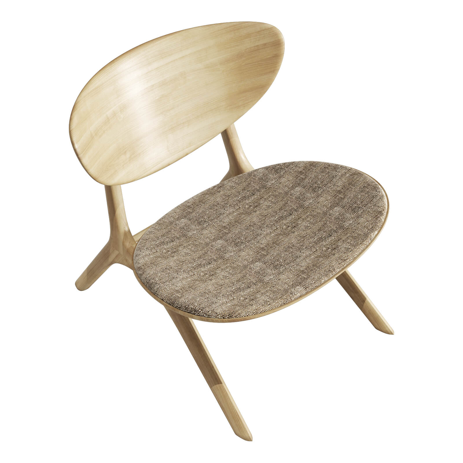 Ethnicraft Eye Lounge Chair - 3D Model by sta_84