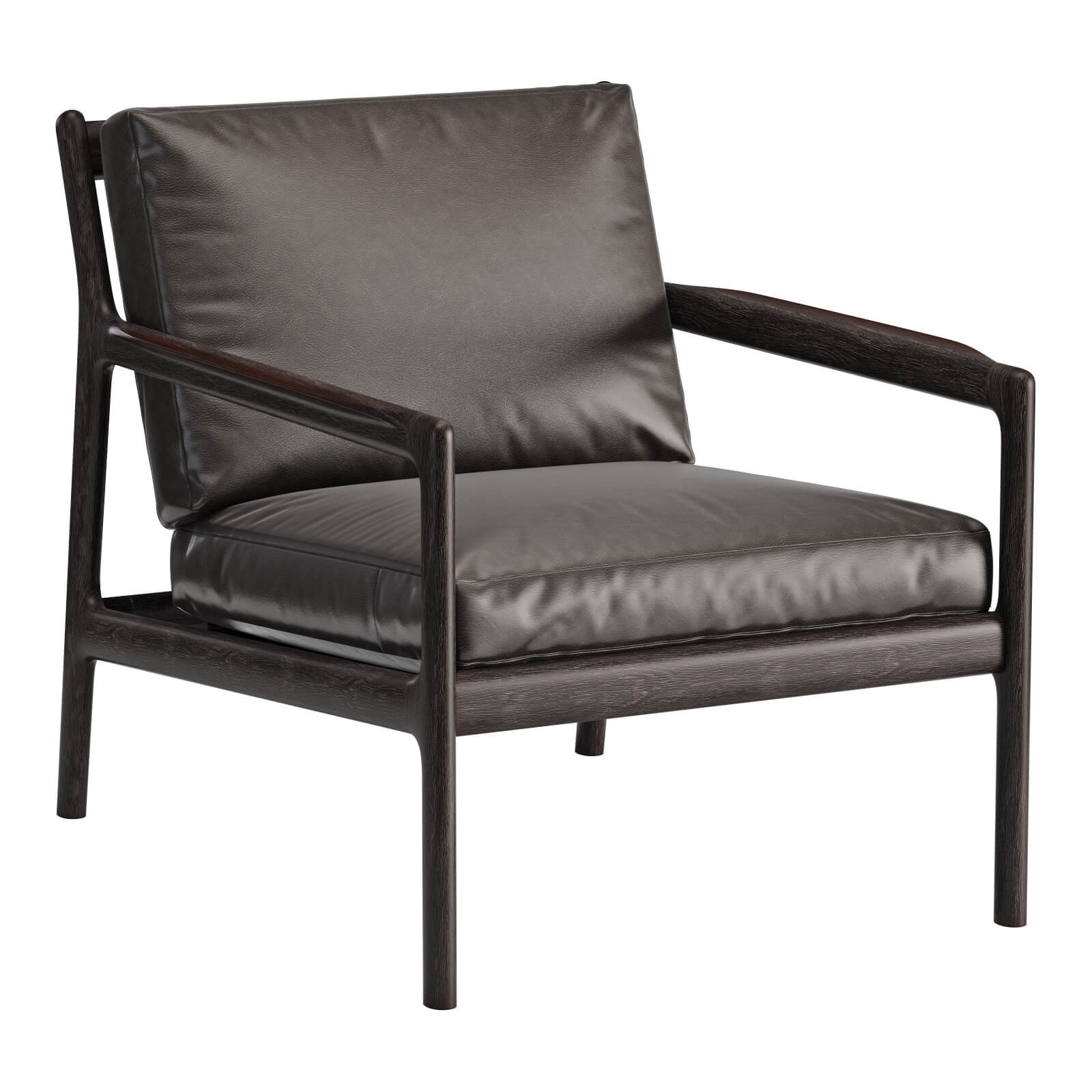 Ethnicraft Jack Lounge Chair - 3D Model by sta_84