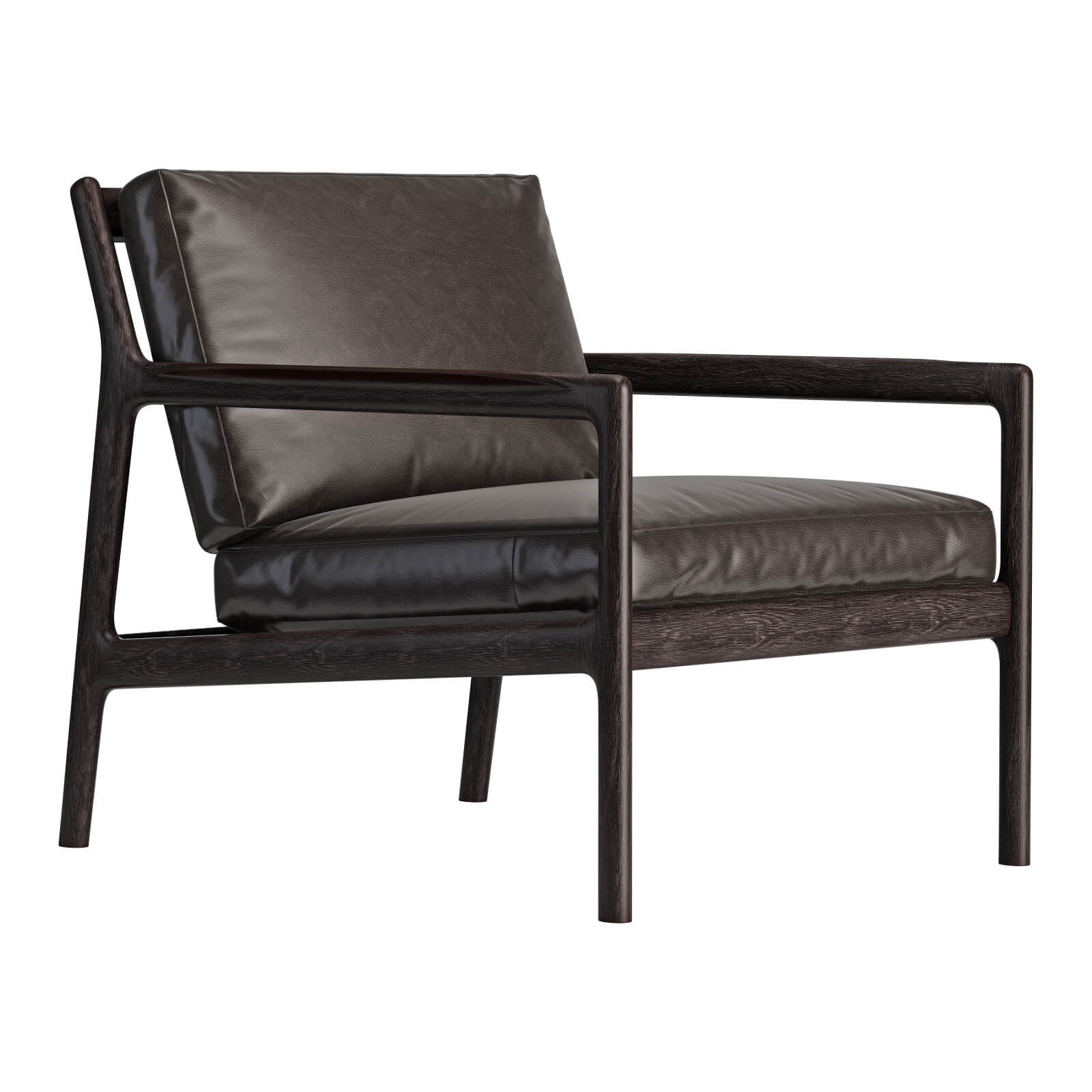 Ethnicraft Jack Lounge Chair - 3D Model by sta_84