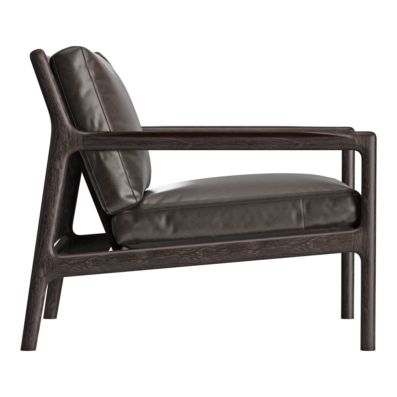 Ethnicraft Jack Lounge Chair - 3D Model by sta_84