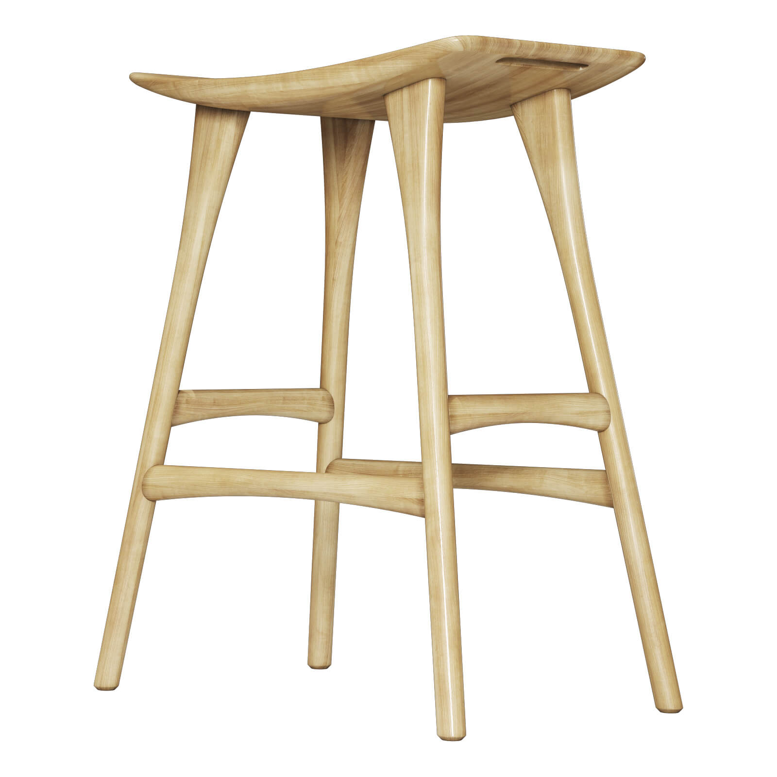 Ethnicraft Osso Counter Stool - 3D Model by sta_84