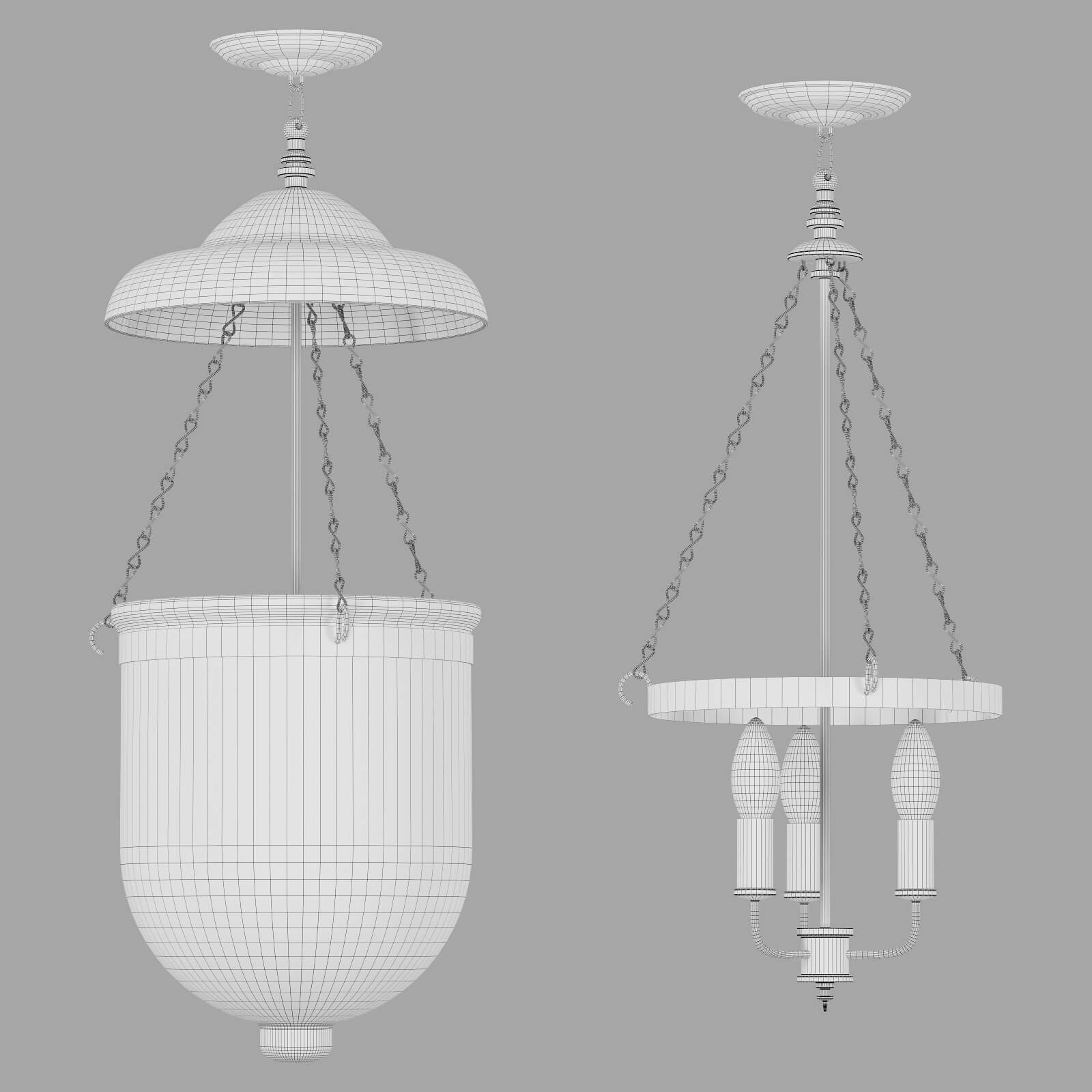 Flamant Copley Chandelier - 3D Model by sta_84