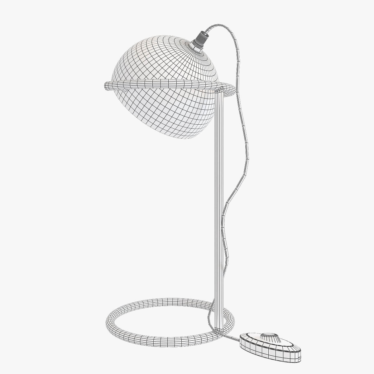 Flamant Lamp Hasse H36 White - 3D Model by sta_84