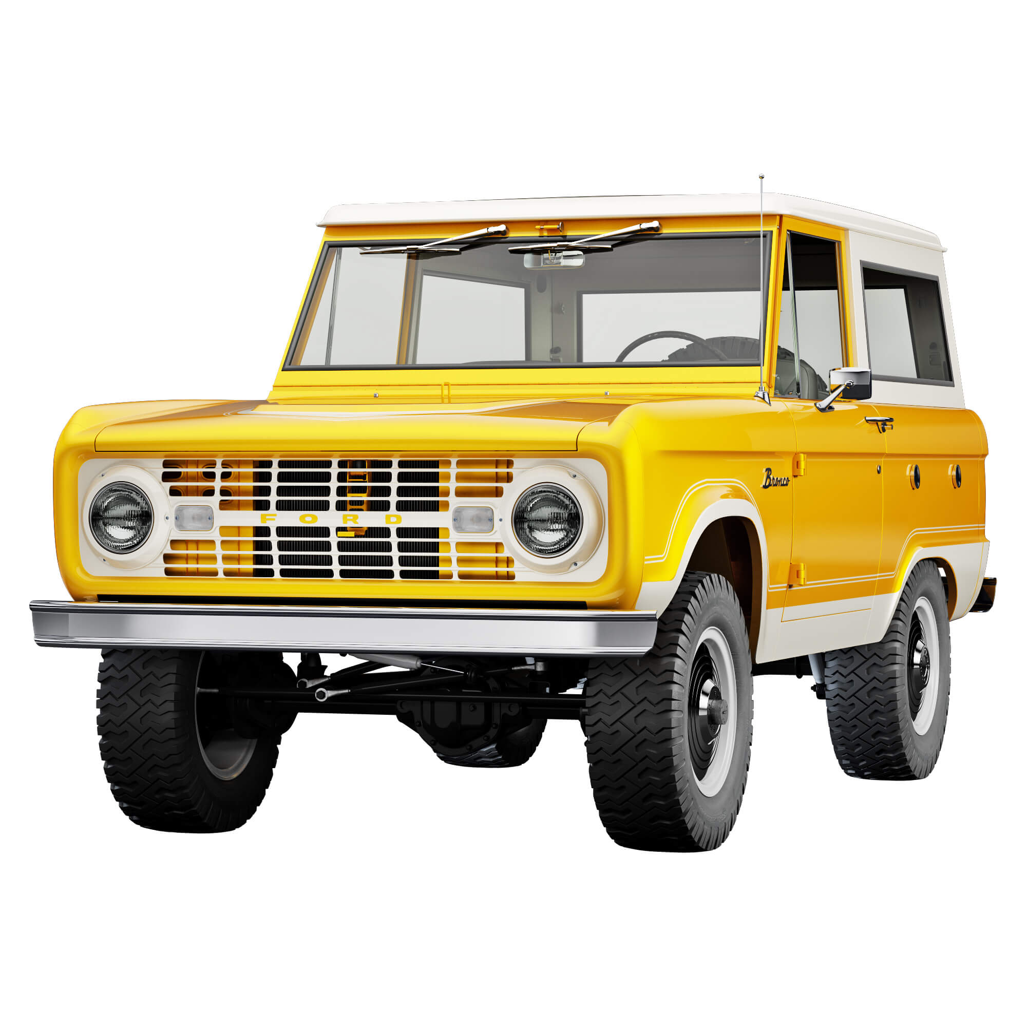 Ford Bronco 1966 - 3D Model by sta_84