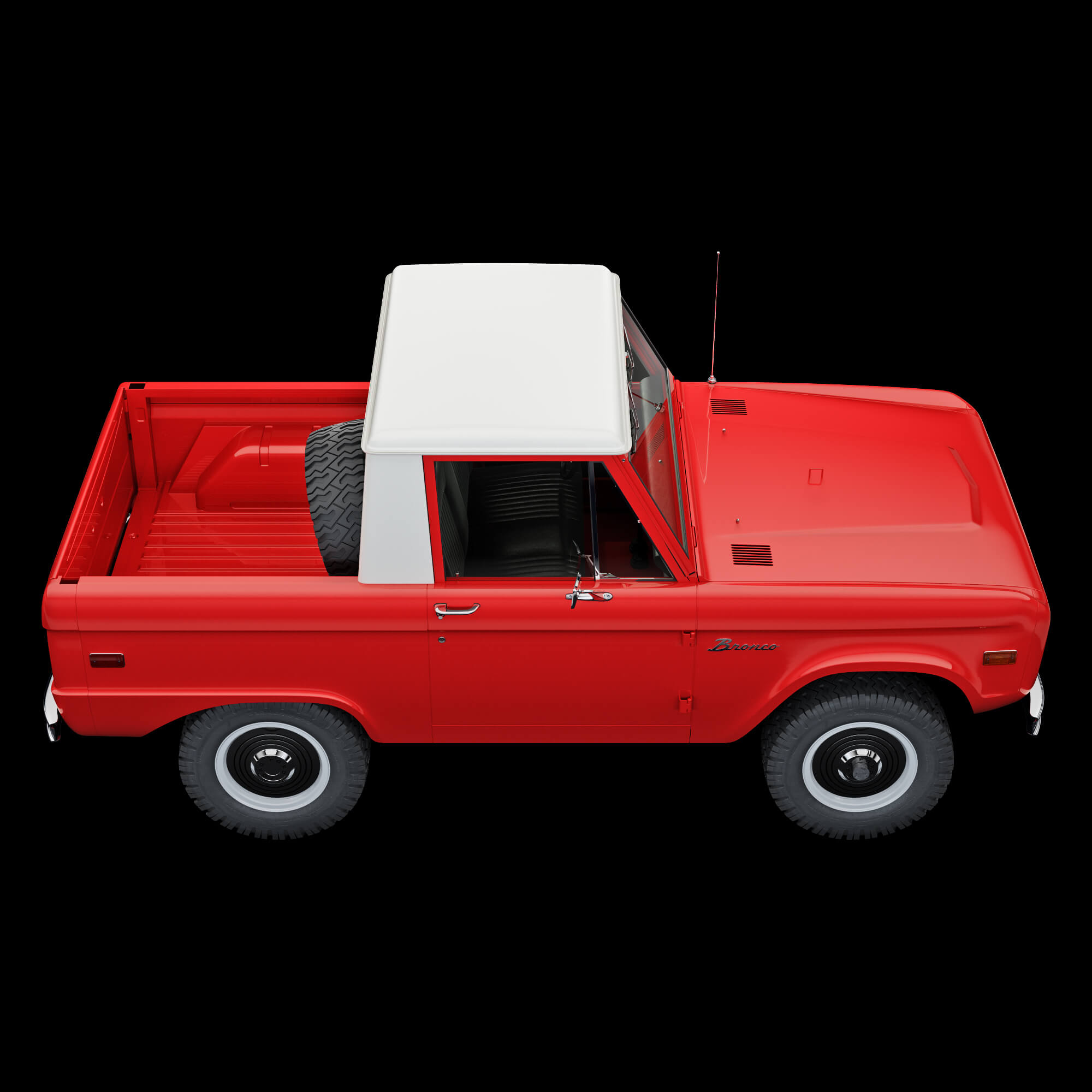 Ford Bronco 1967 Pickup - 3D Model by sta_84