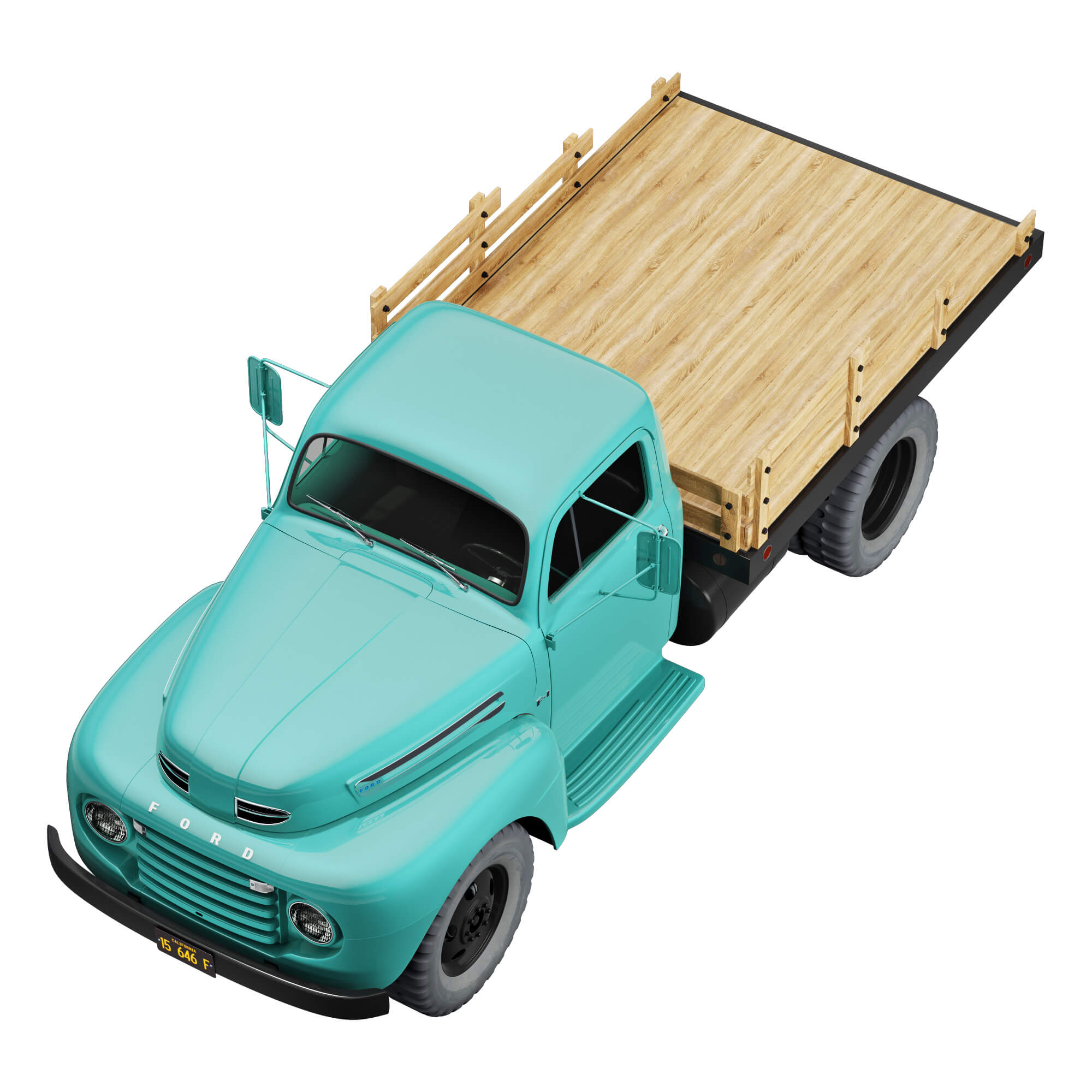 Ford F6 Truck 1948 - 3D Model by sta_84