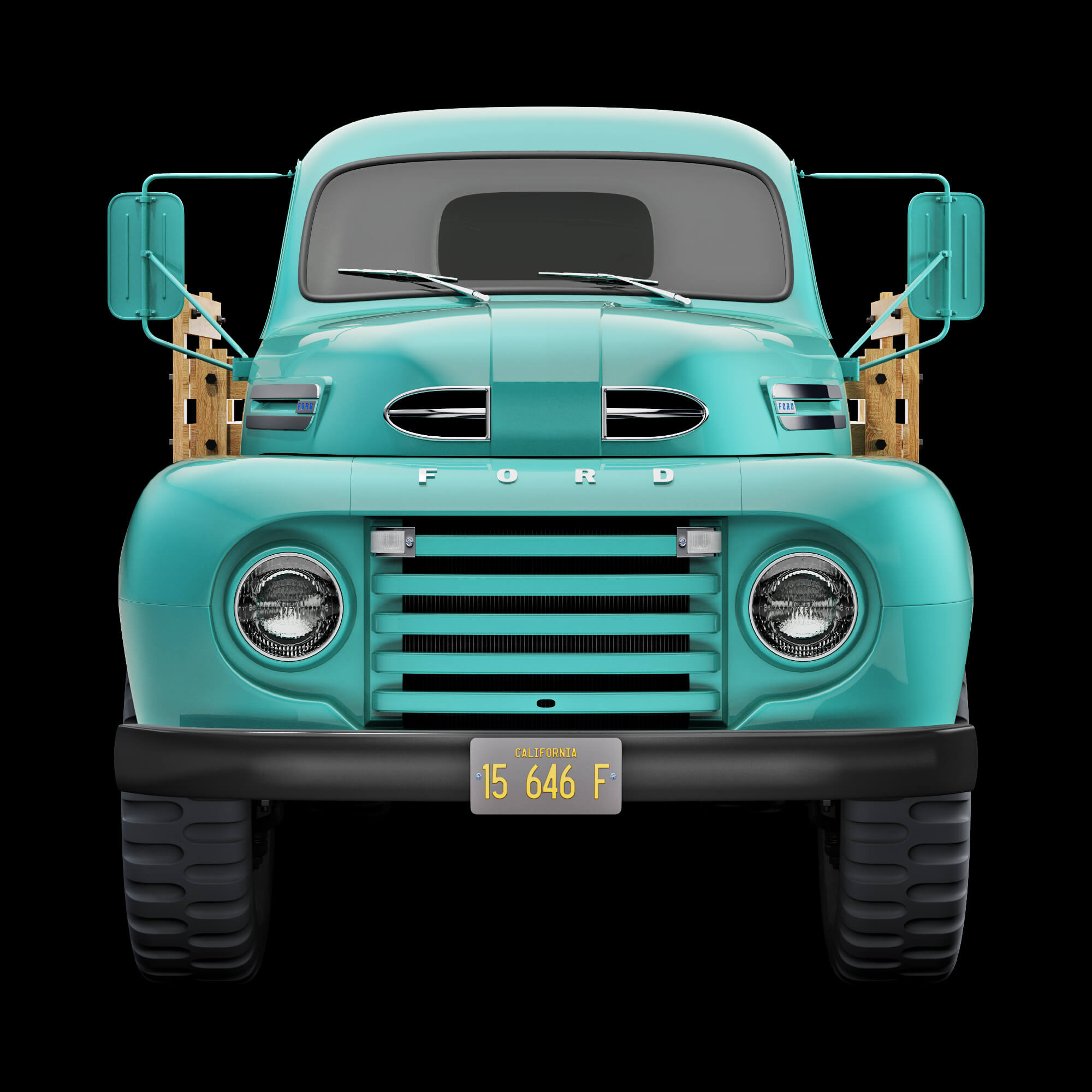 Ford F6 Truck 1948 - 3D Model by sta_84